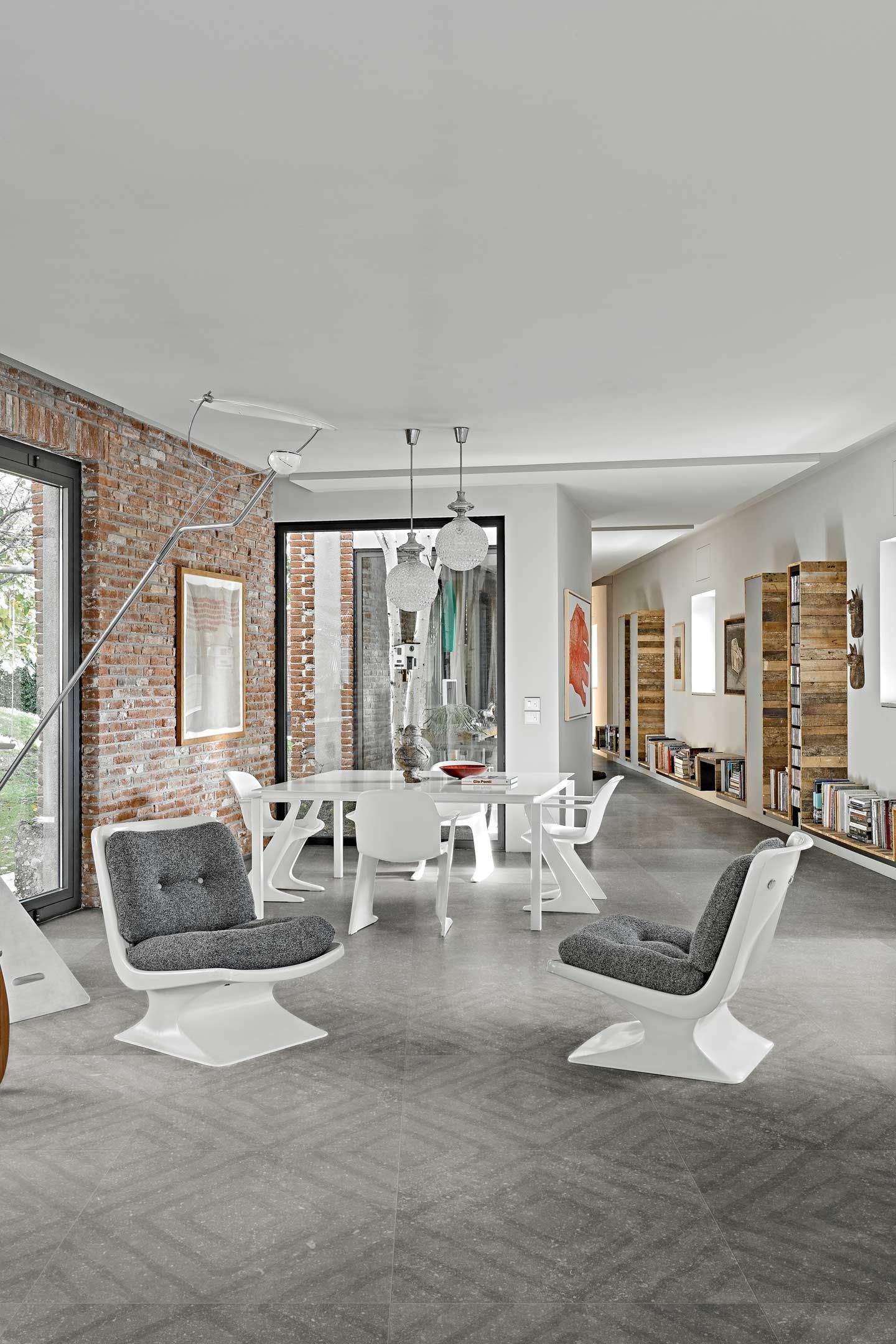 Porcelain stoneware wall/floor tiles with stone effect ATMOSPHÈRES DE ...