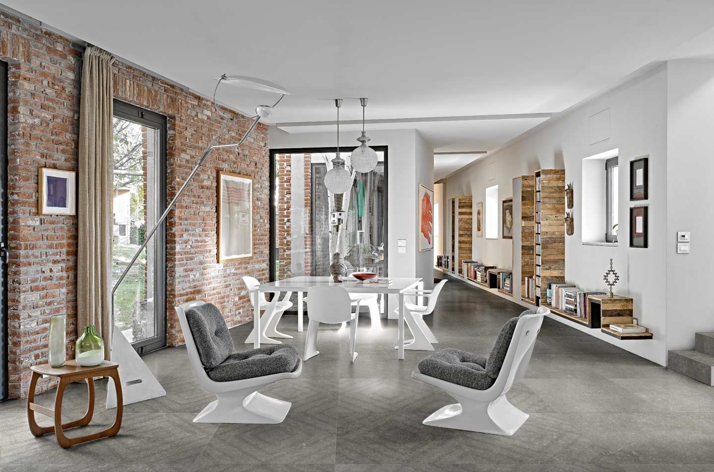 Porcelain stoneware wall/floor tiles with stone effect ATMOSPHÈRES DE ...