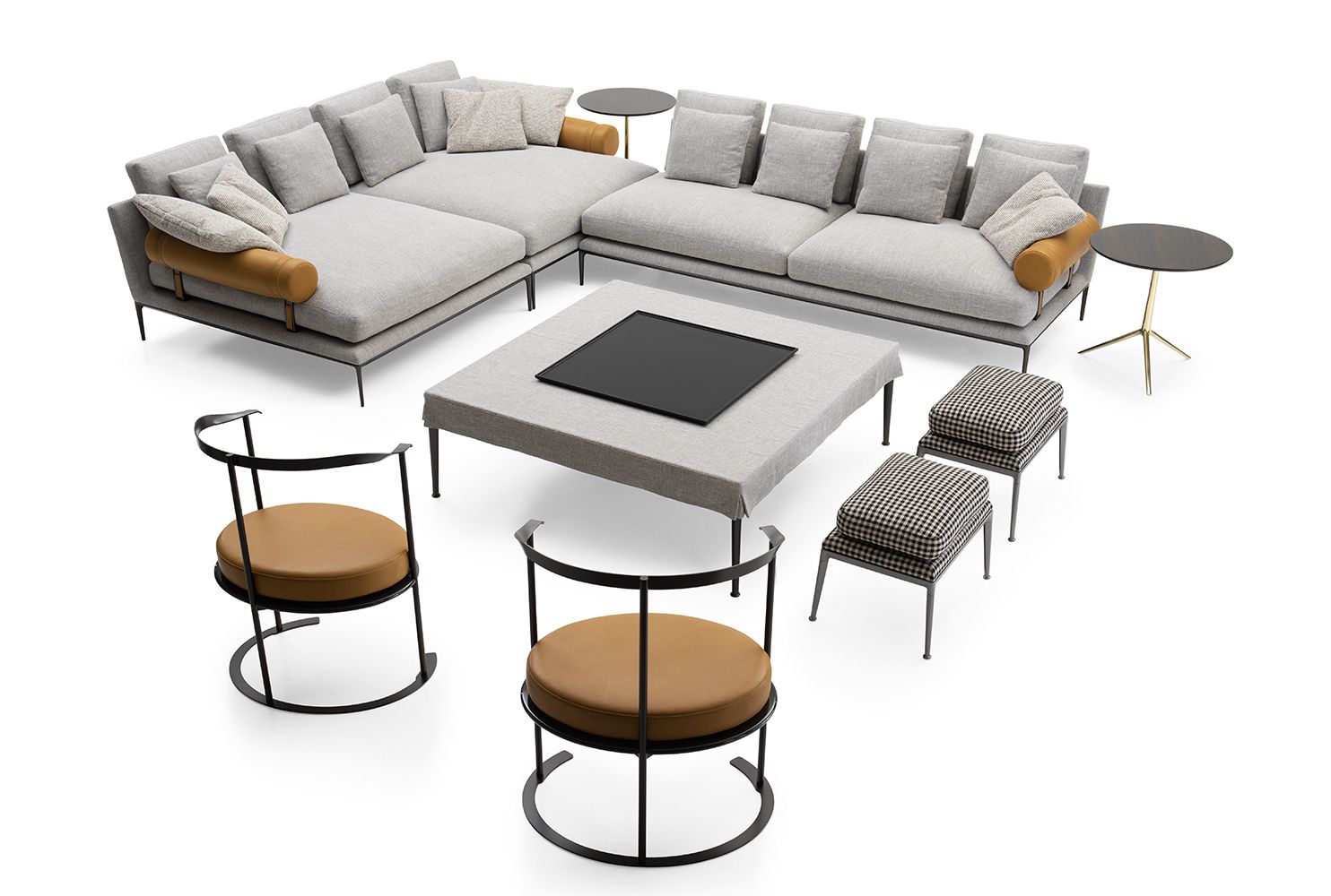 ATOLL | Corner sofa Atoll Collection By B&B Italia design Antonio Citterio