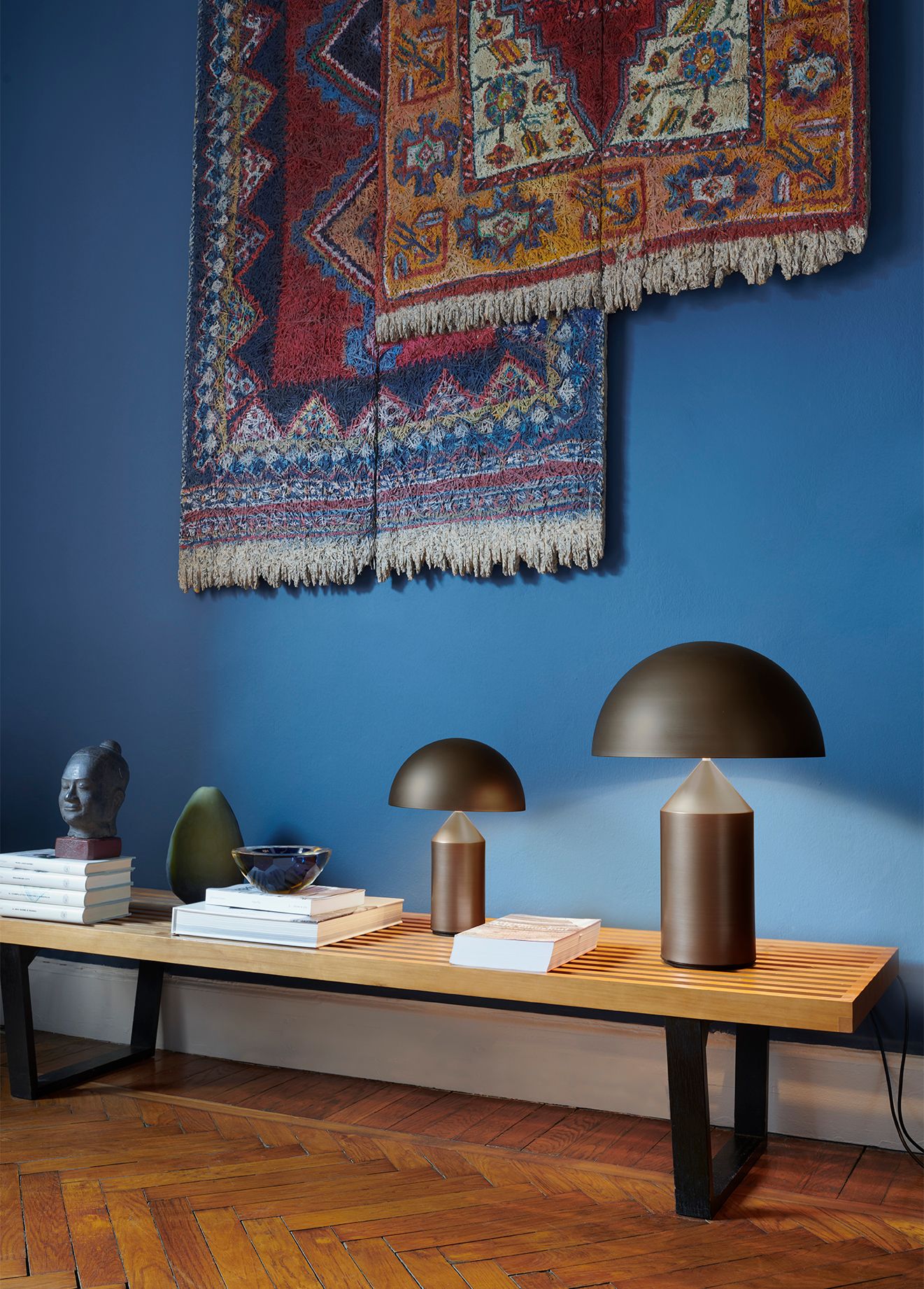 ATOLLO BRONZE Table lamp By Oluce | design Vico Magistretti