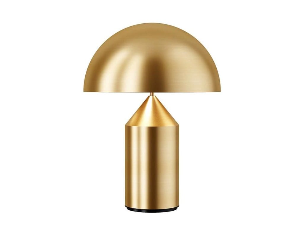 ATOLLO GOLD Table lamp By Oluce | design Vico Magistretti
