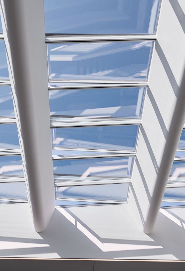 Glass and steel roof window ATRIUM LONGLIGHT/RIDGELIGHT By Velux ...