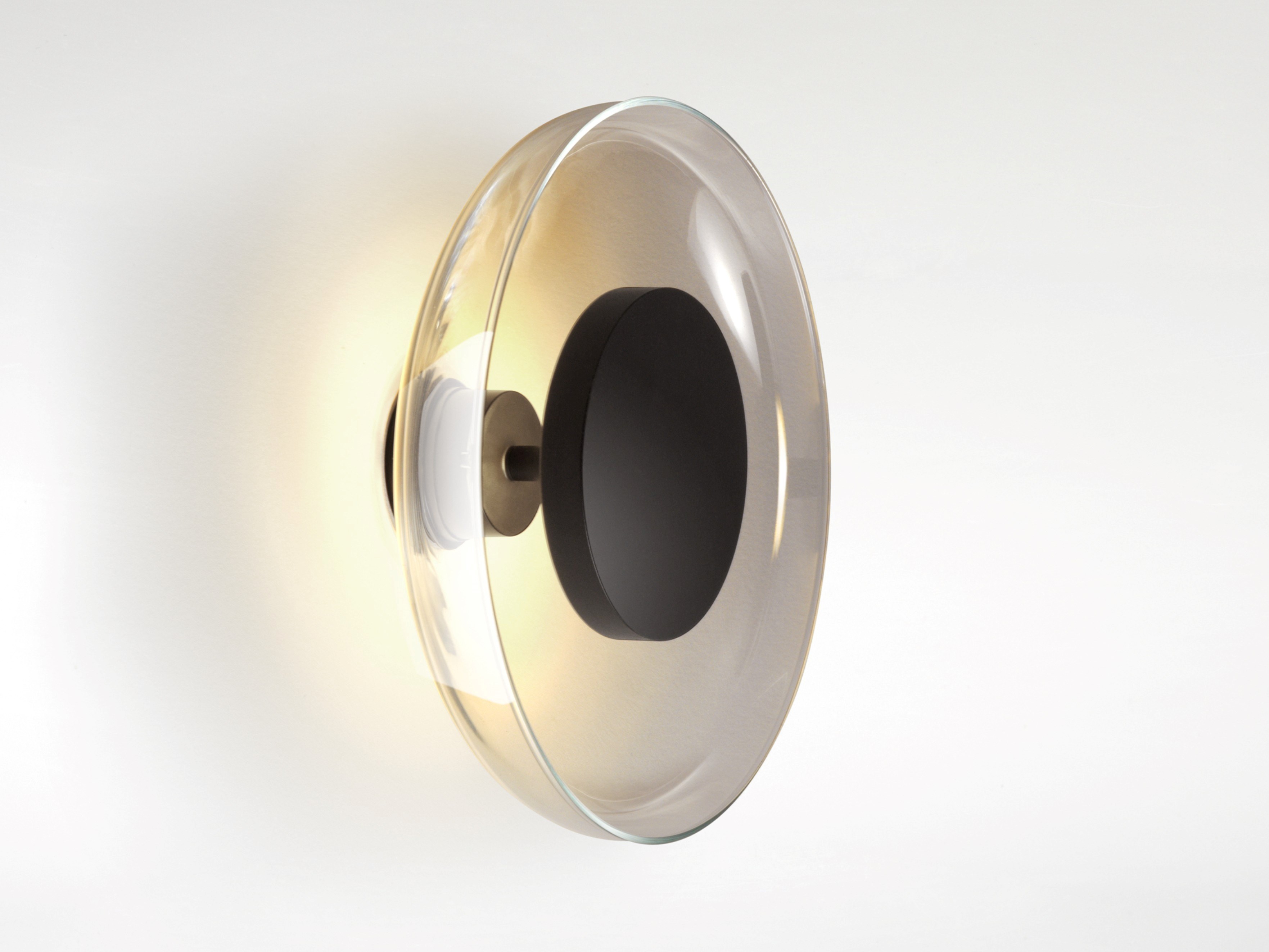 AURA PLUS LED blown glass wall light By Marset | design Joan Gaspar