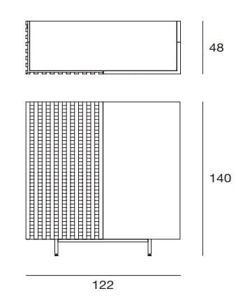 AURORA | Highboard Wooden highboard By Pacini & Cappellini | design ...