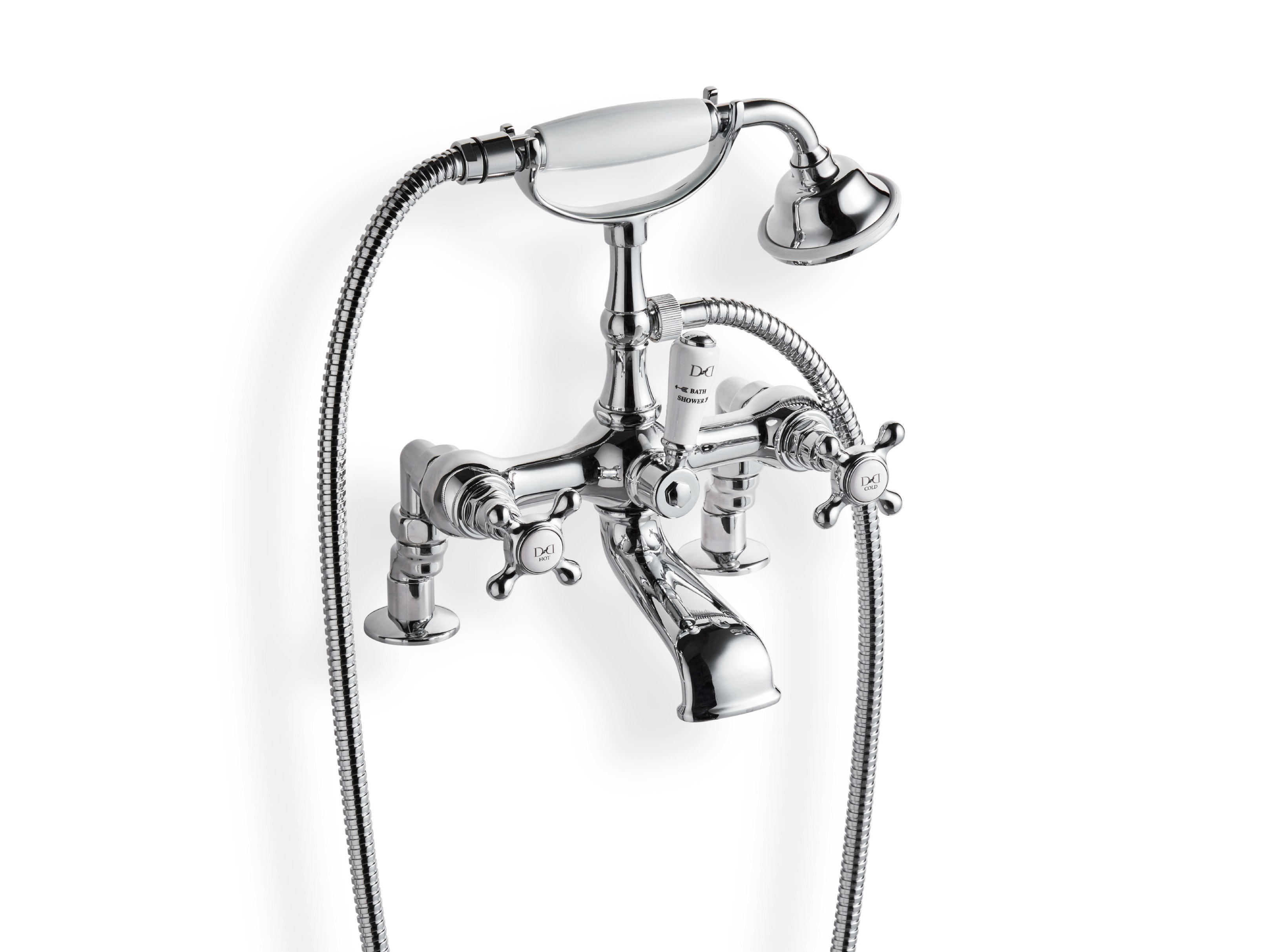 AUSTIN 2 hole floor standing bathtub mixer with hand shower By Devon&Devon