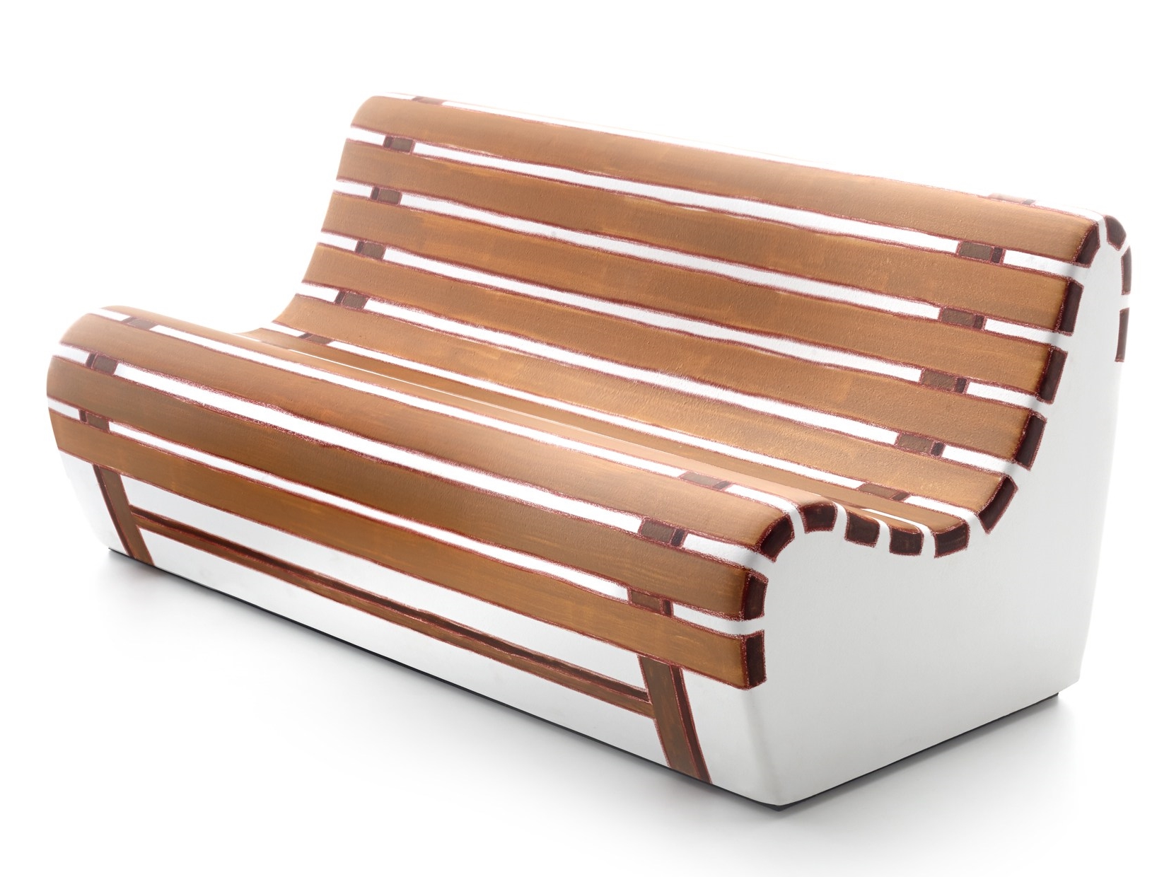 Polyurethane sofa AUTUMNTIME By Gufram design Valerio Berruti