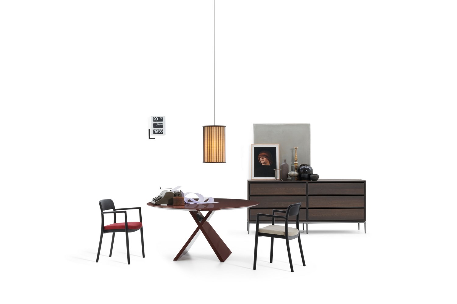 AVA LED juncus pendant lamp By De Padova | design David Lopez Quincoces