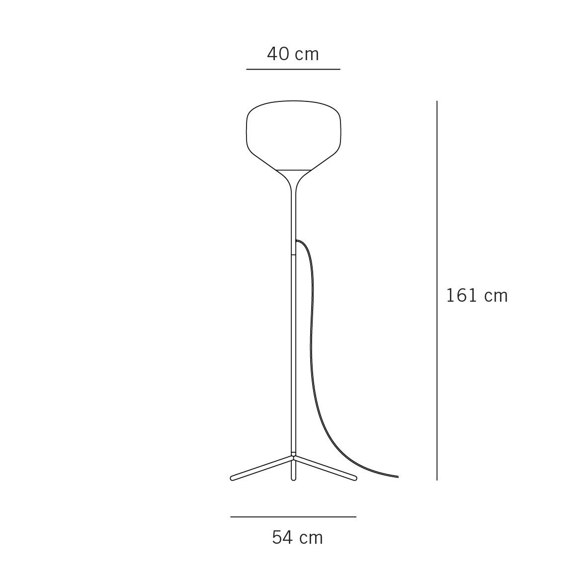 AWA | Lampada da terra By TEO design Lena Billmeier, David Baur