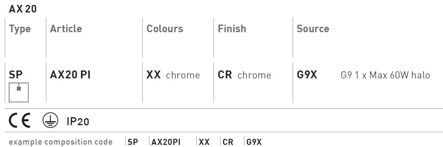 AX 20 | Pendant lamp By AXOLIGHT design Manuel Vivian