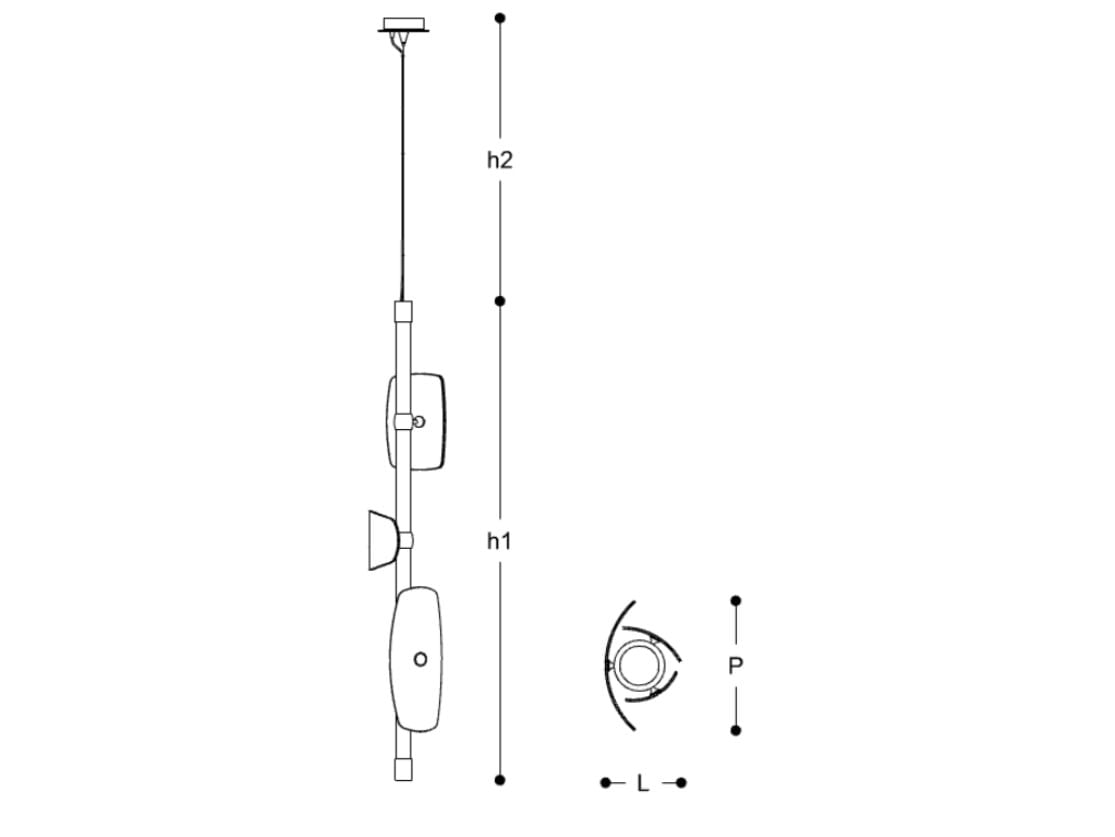 AXI Pendant lamp By Italamp | design Patrick Jouin