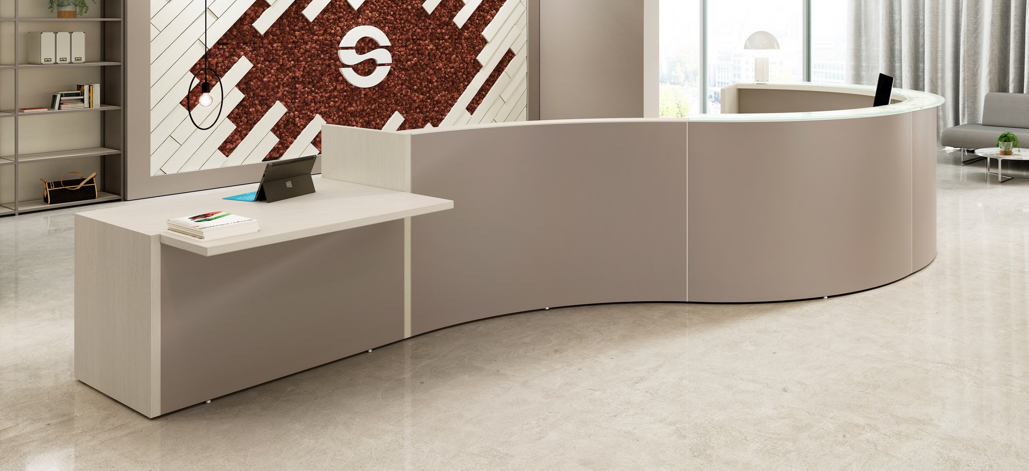 AXIOM | Reception desk By Styloffice