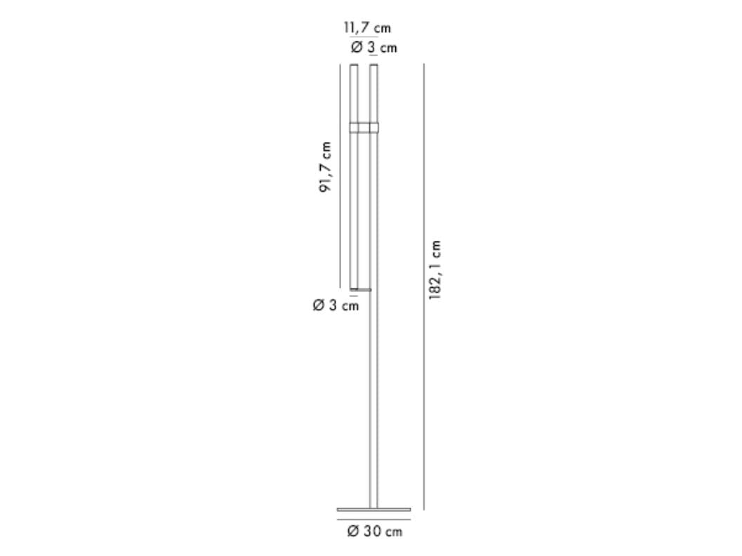 PARALELA Floor lamp By AXOLIGHT
