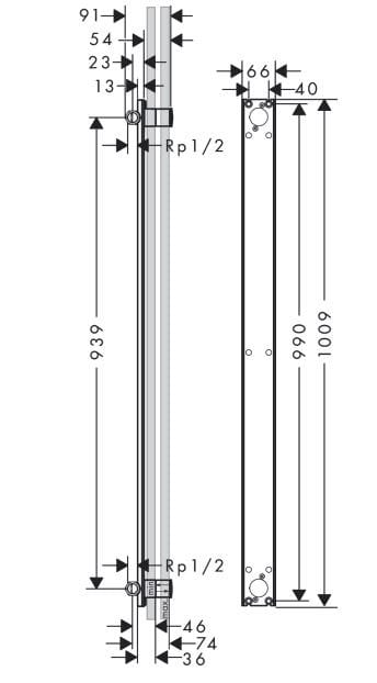 AXOR ONE Concealed basic set By Axor