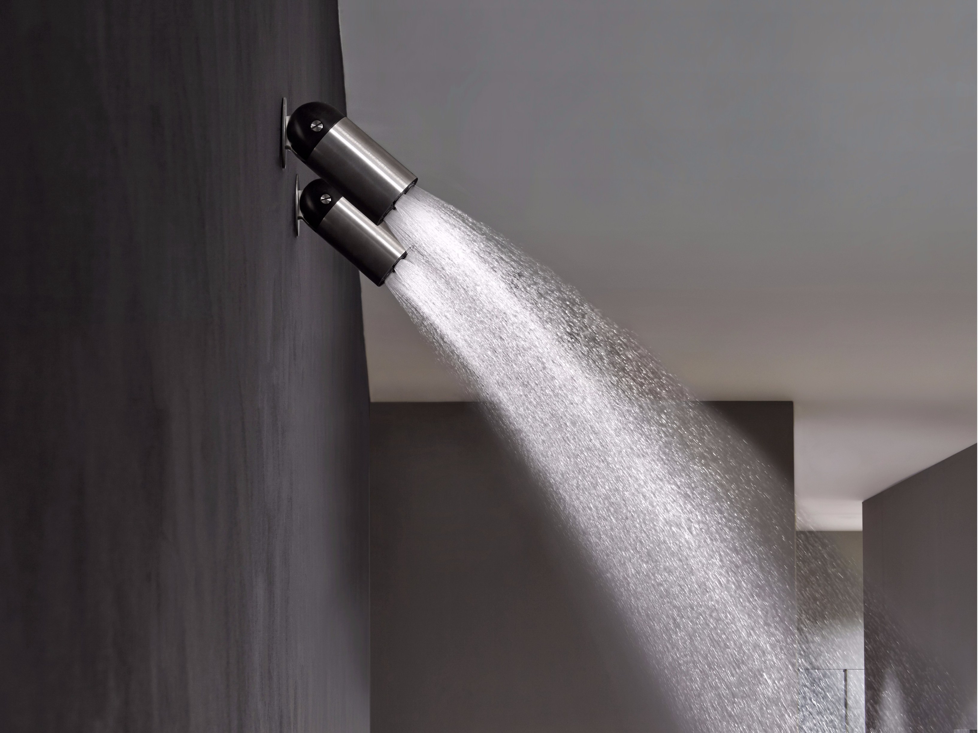 AZIMUT Adjustable stainless steel overhead shower By Antoniolupi ...