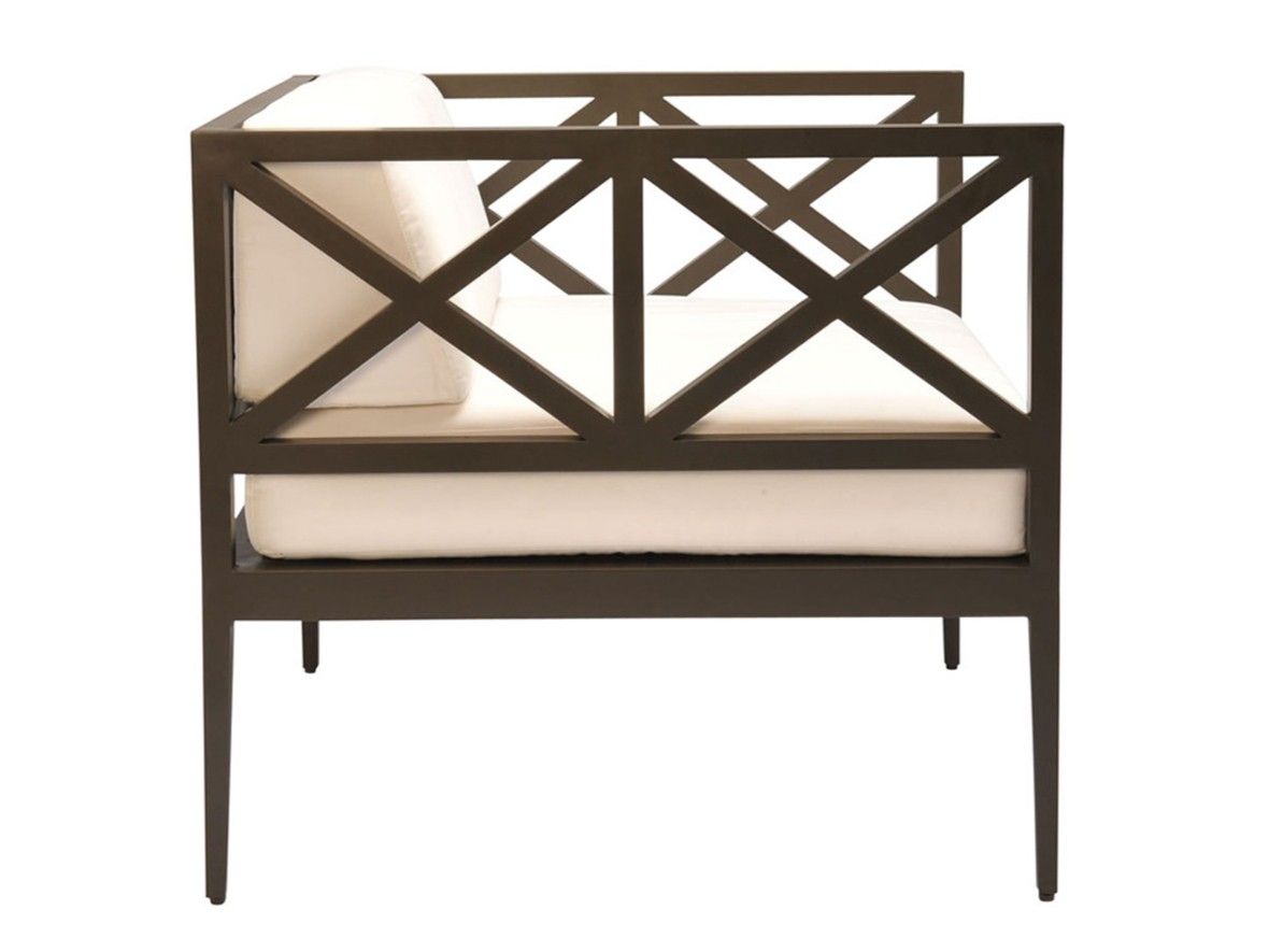 AZIMUTH CROSS | Armchair By JANUS et Cie design Michael Vanderbyl