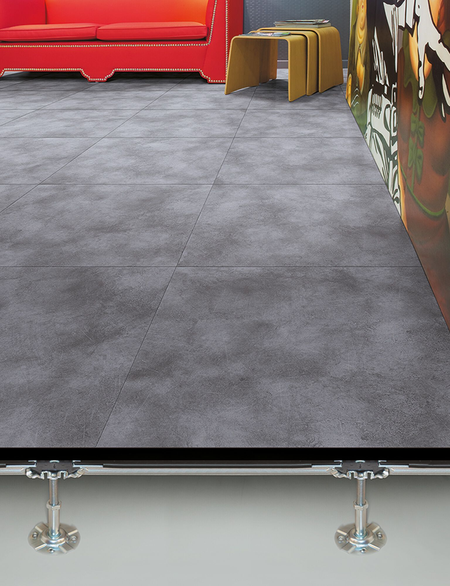 WALKPRINT Laminate for raised floor solutions By Abet Laminati