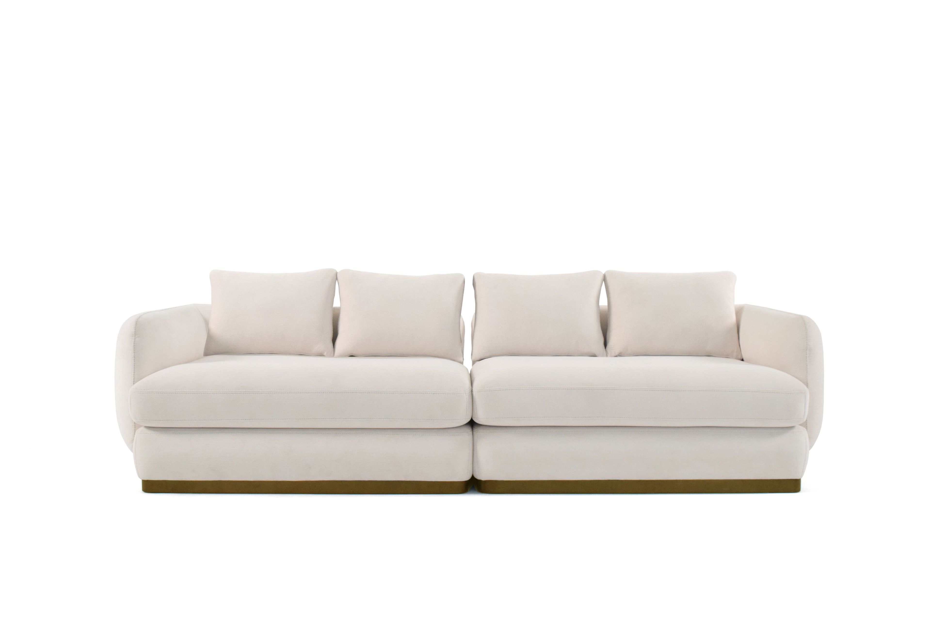 ALPHA Modular 3 seater fabric sofa By Able