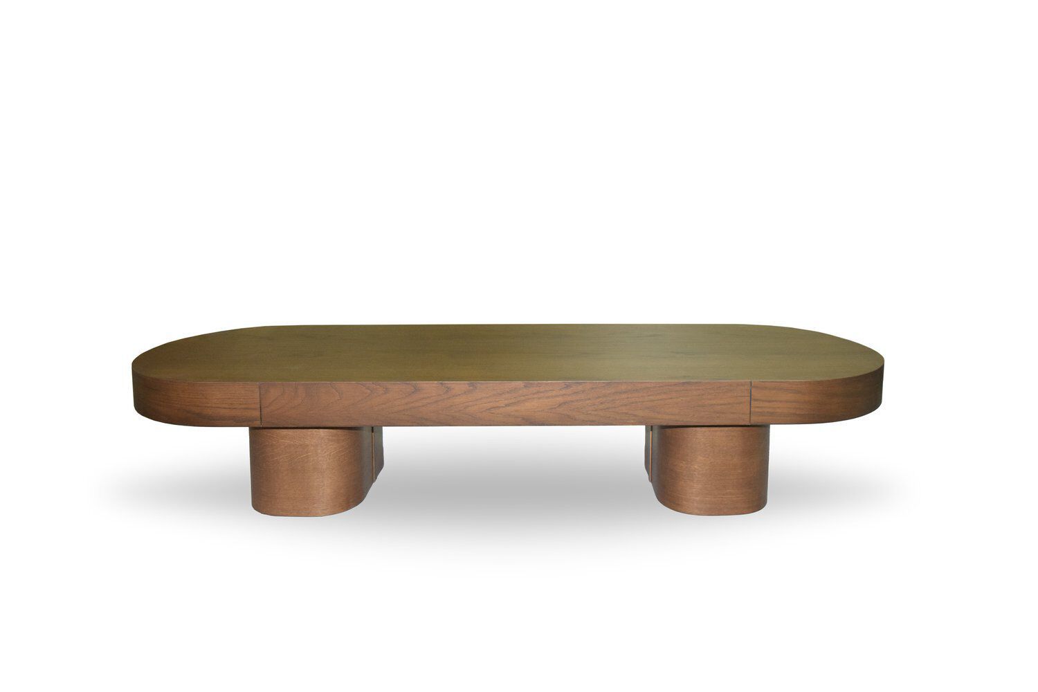 SYDNEY Oval low MDF coffee table By Able