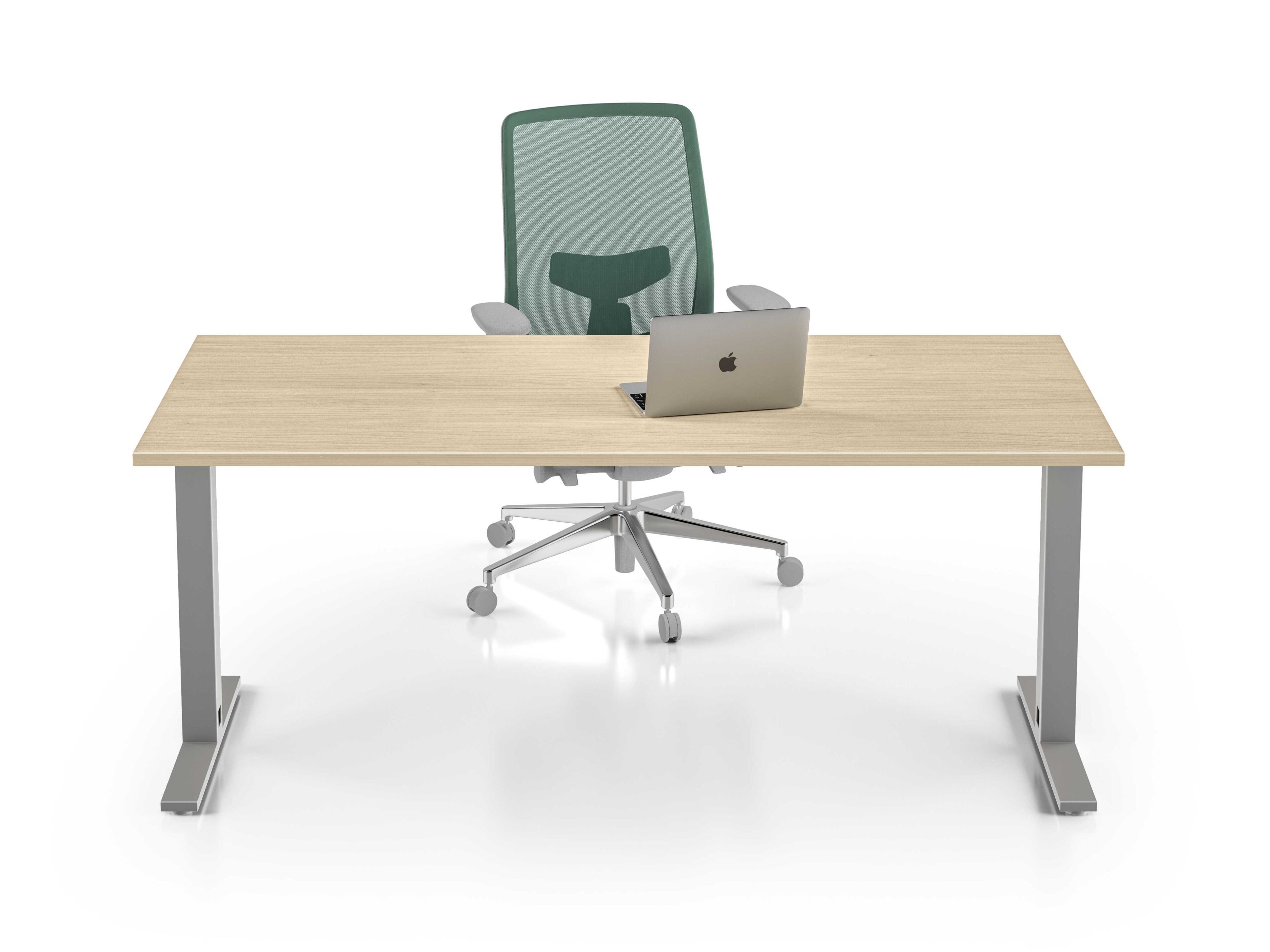 FUNNY - TSQUARE LEG Melamine office desk / meeting table By About Office