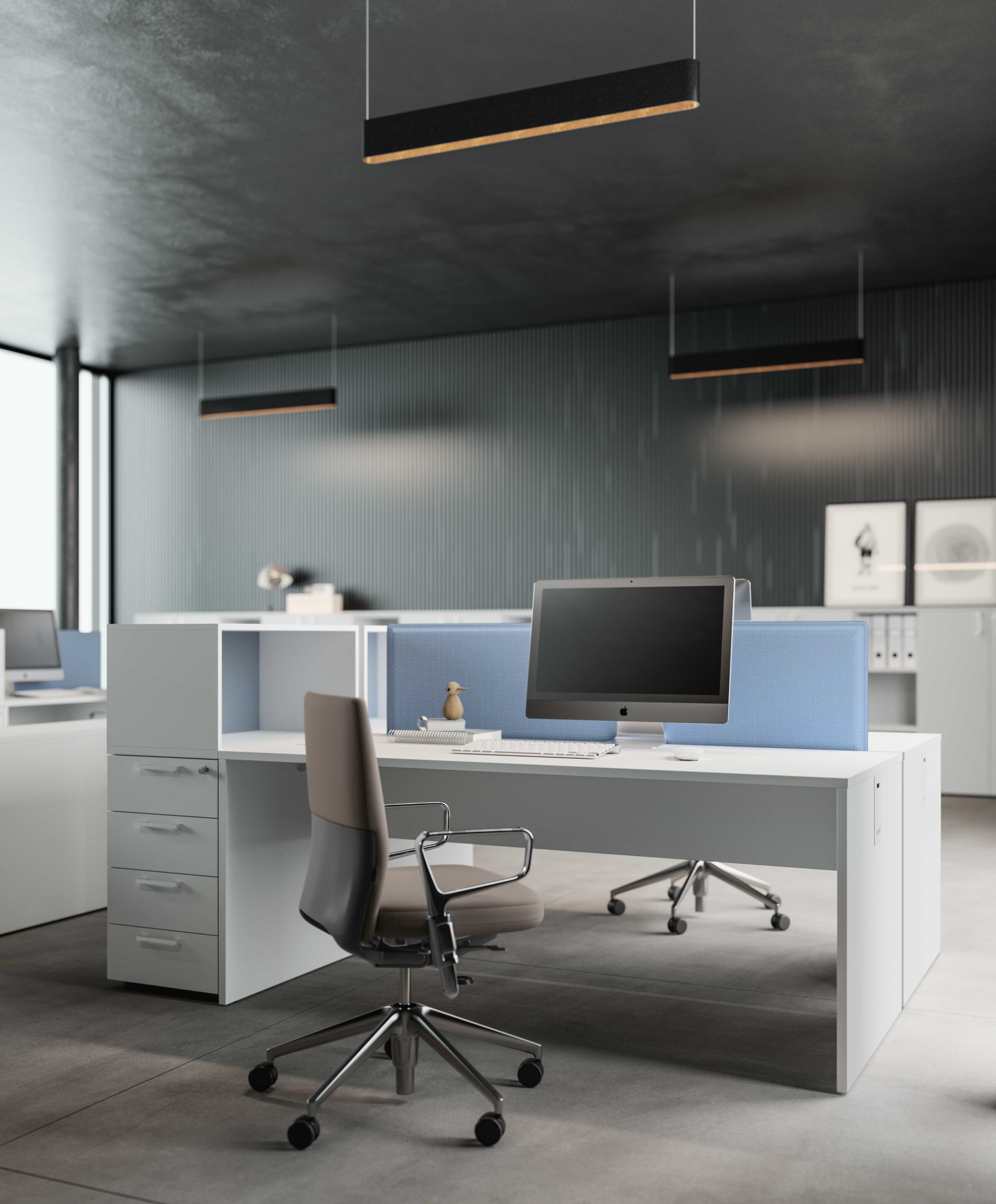 FUNNY - WOODEN SIDE Office desk By About Office
