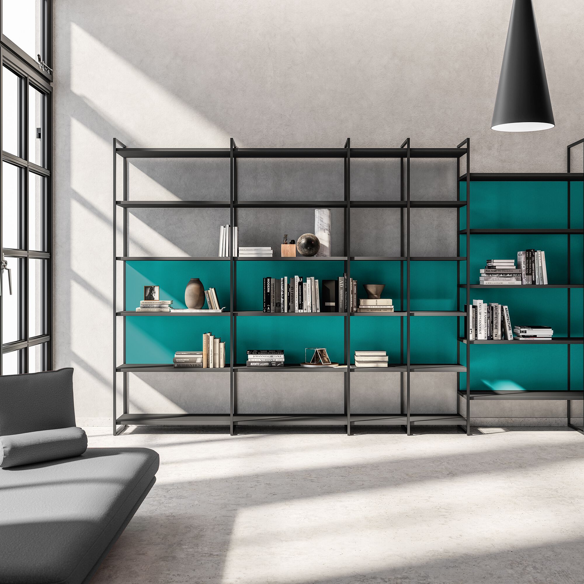 GATE | Glass office shelving Office shelving By About Office