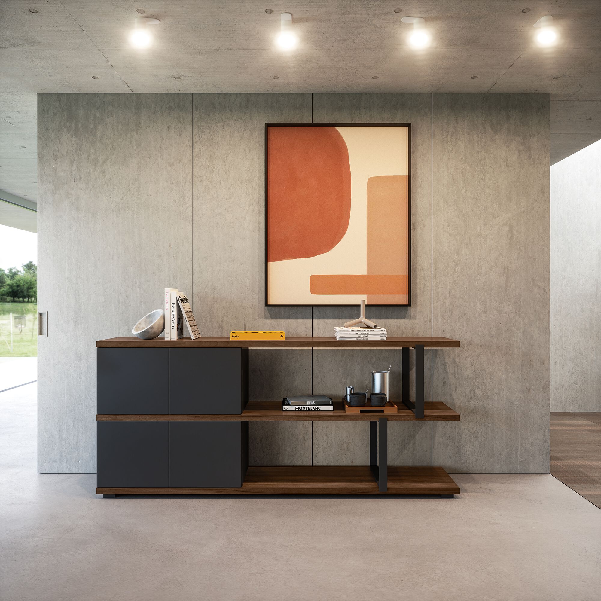 GATE | Glass office shelving Office shelving By About Office