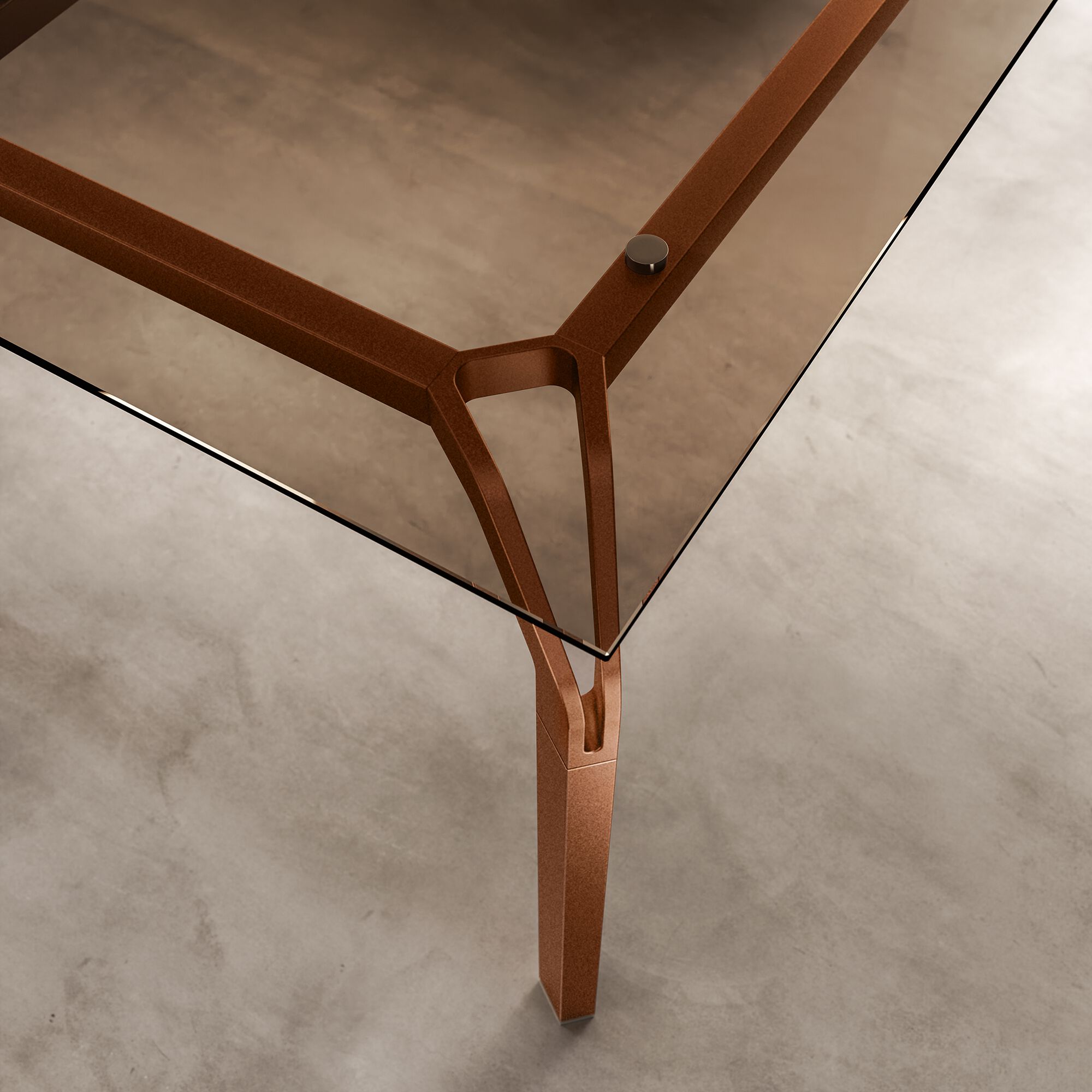 YOGA Glass office desk / meeting table By About Office