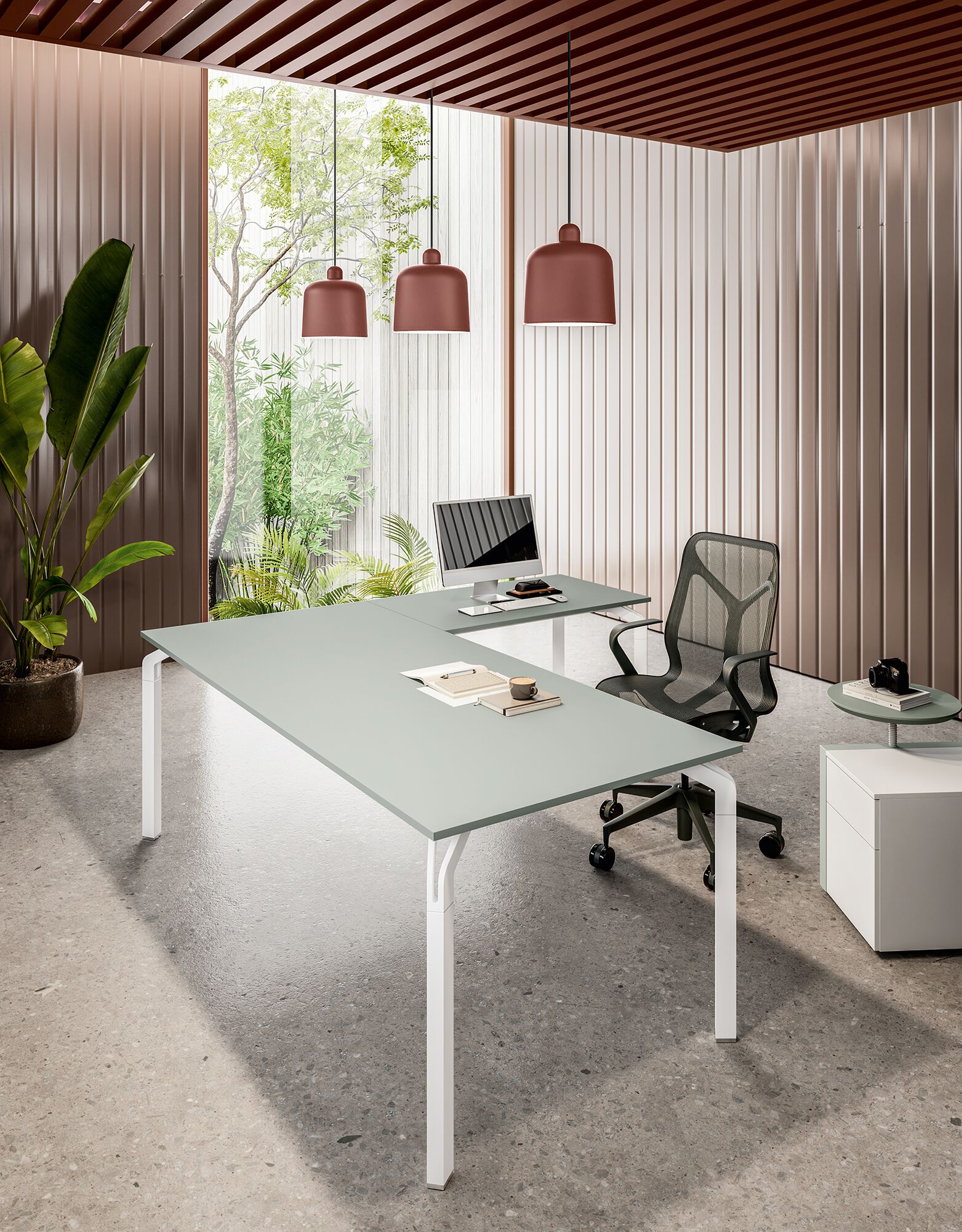 YOGA Wooden office desk / meeting table By About Office