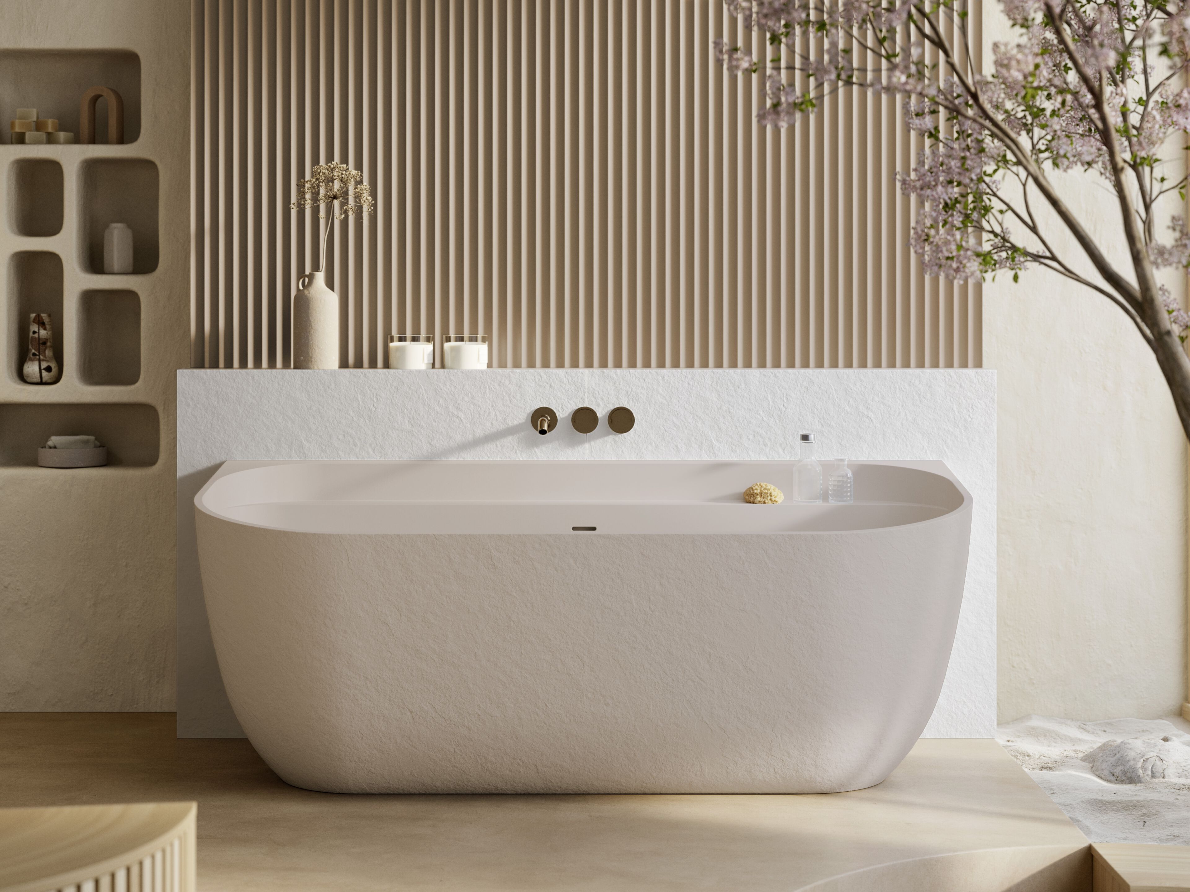 NOON SLATE Bathtub By Acquabella