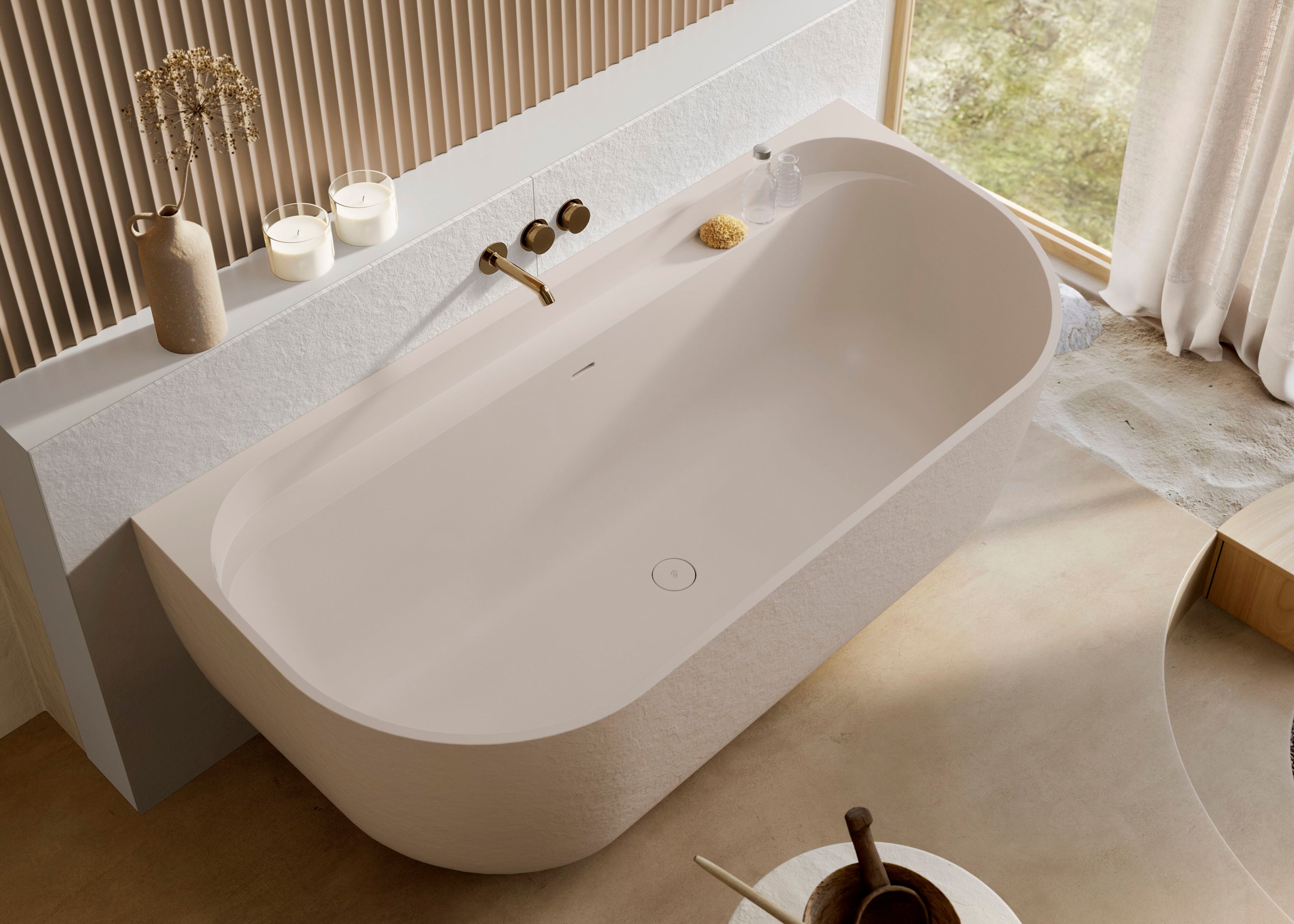 NOON SLATE Bathtub By Acquabella