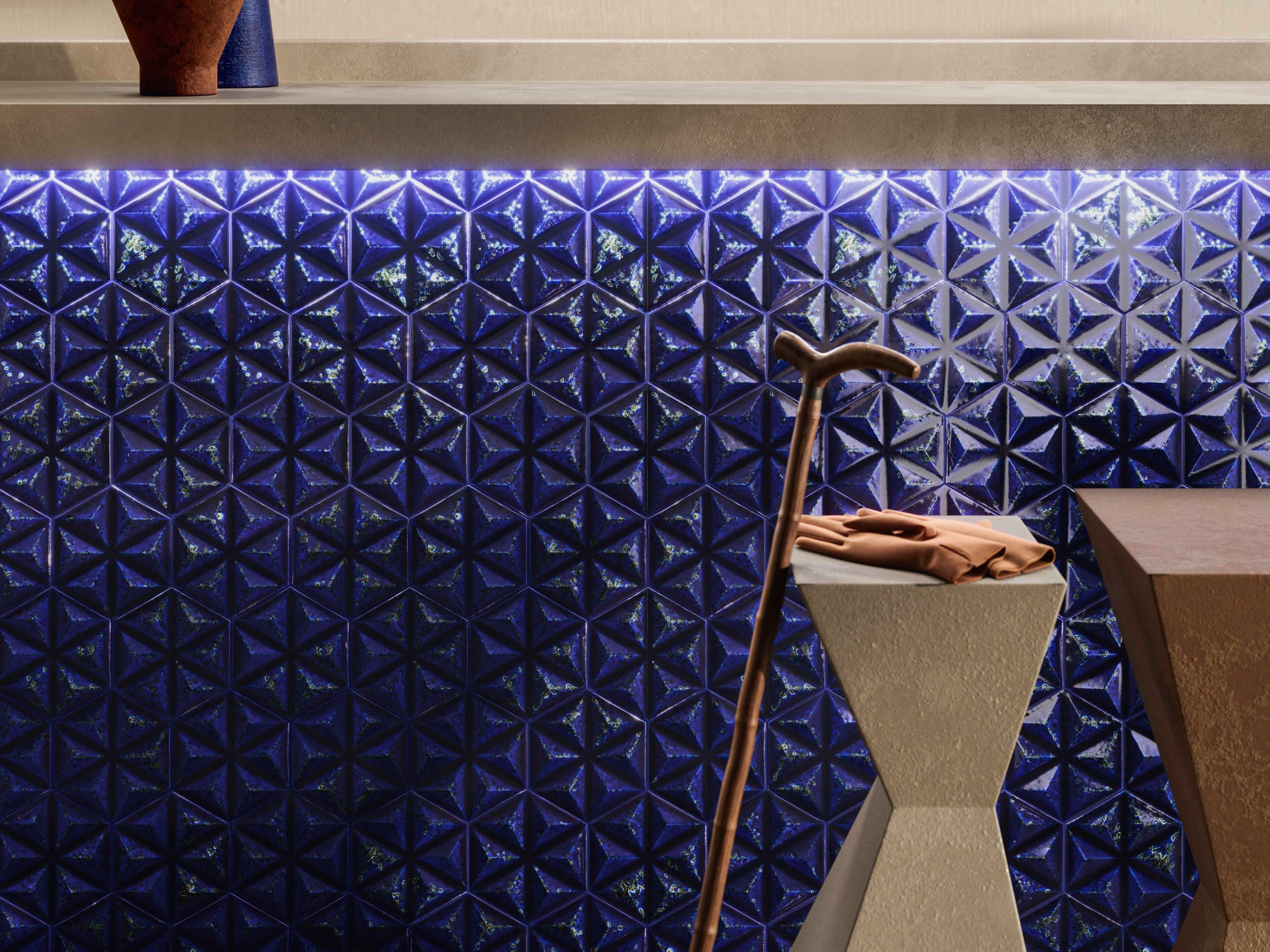 EXA16 STELLA Indoor double-fired ceramic wall tiles By Acquario Due