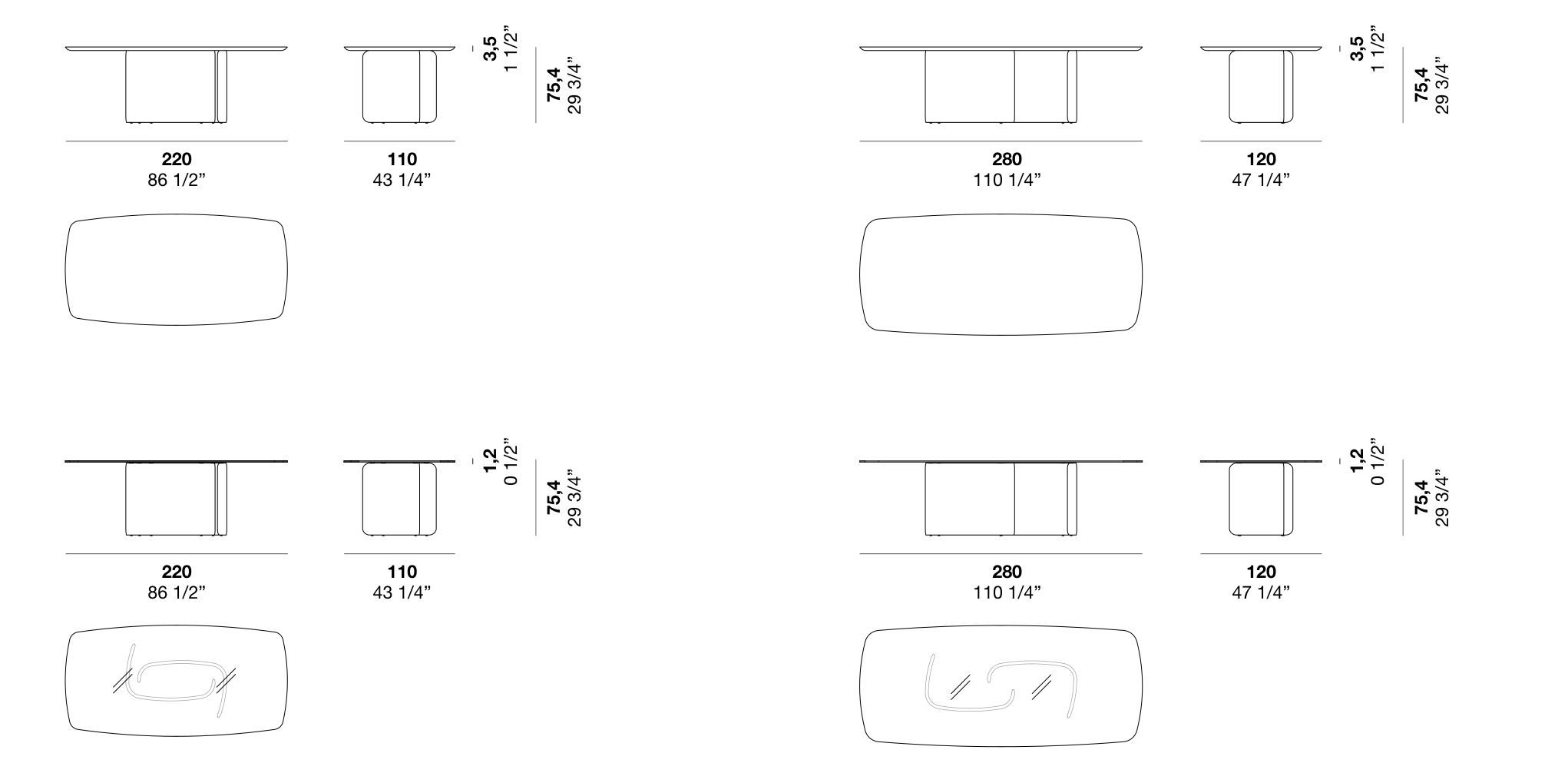 ESSE Table By Alf Da Fre'