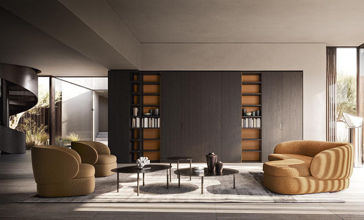 POKER - FUNZIONE TELEVISION Storage wall By Alf DaFrè