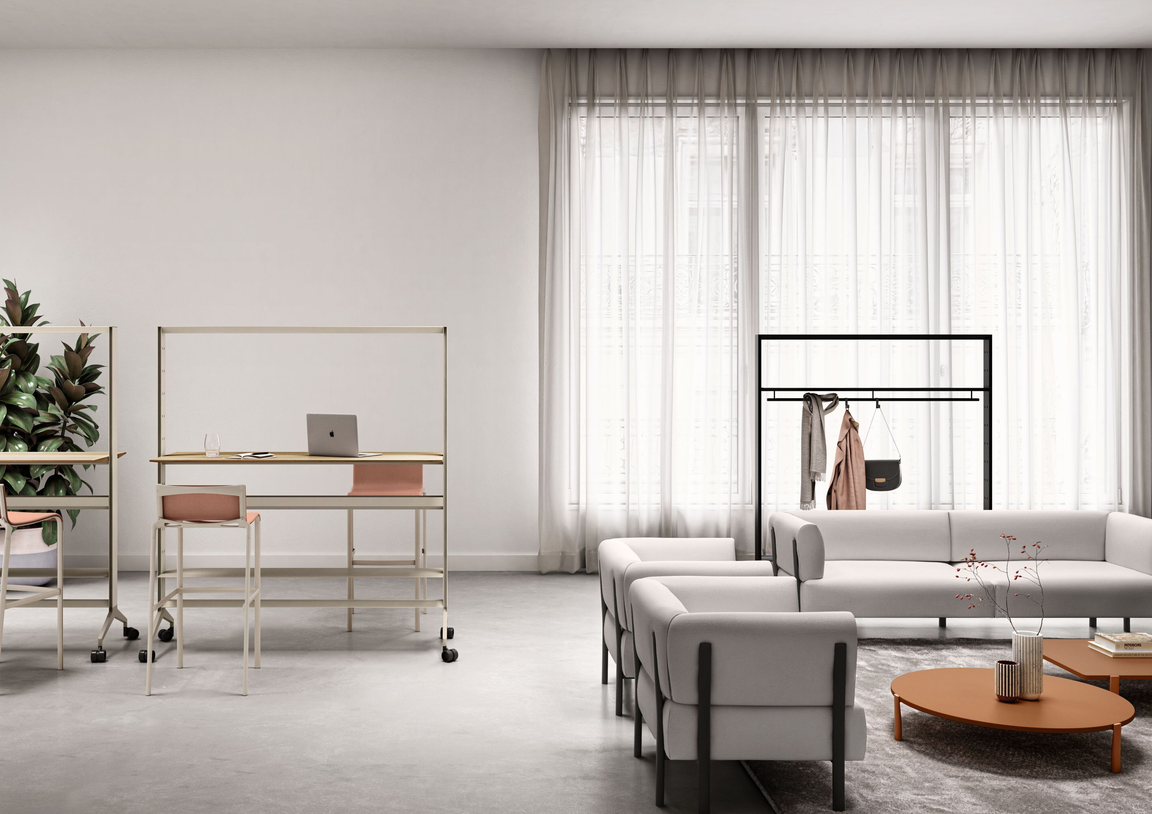 ALINE WORK_J15 Office desk By Alias