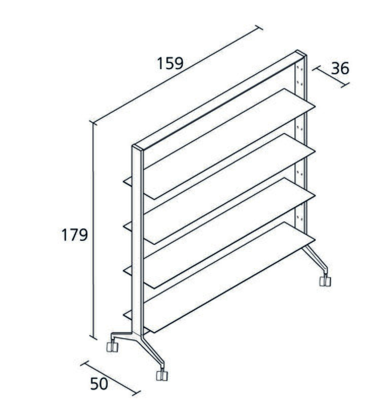 ALINE WORK_J10 Office shelving By Alias