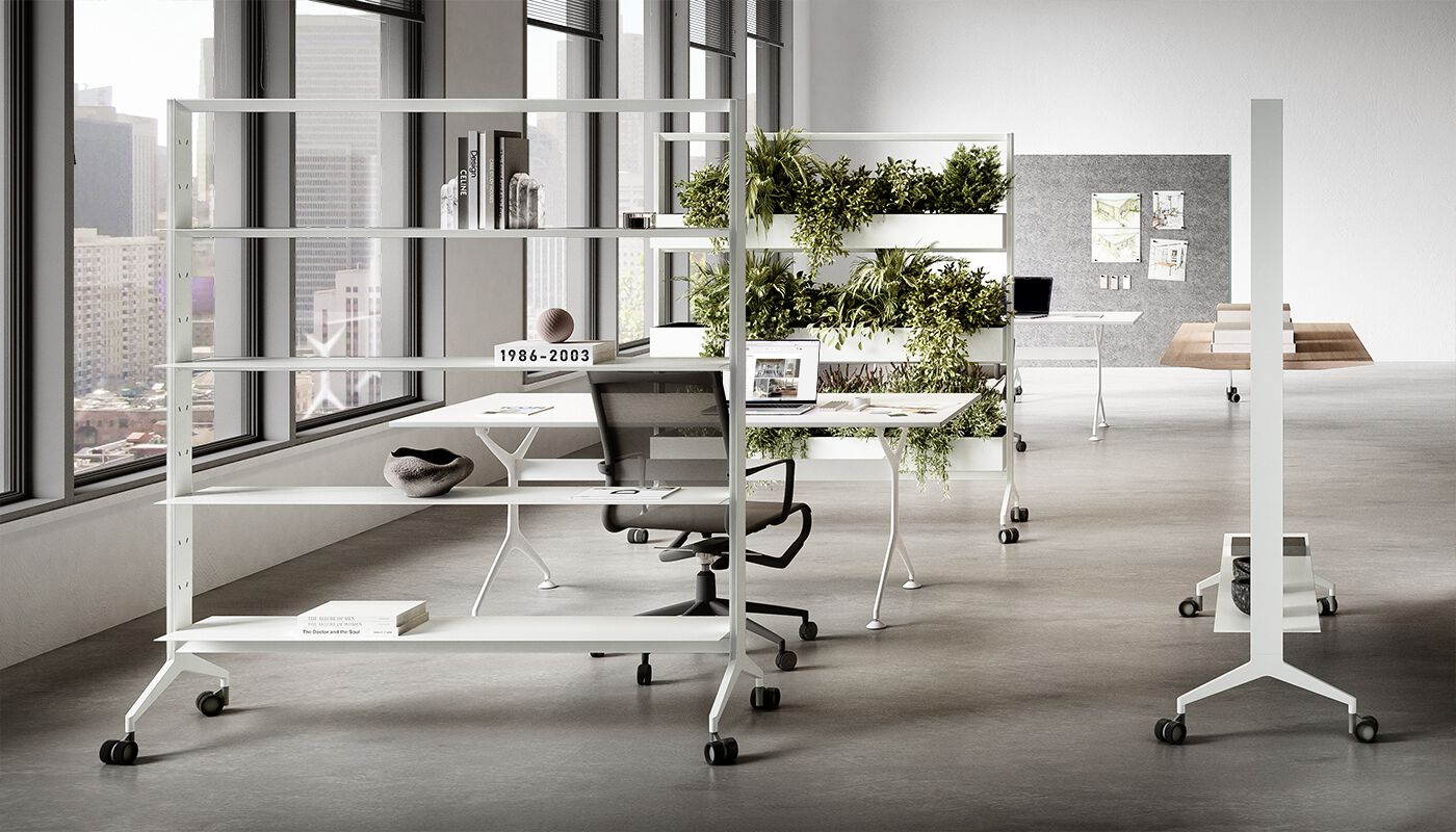 ALINE WORK_J10 Office shelving By Alias