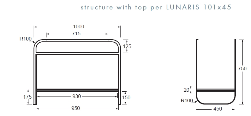 LUNARIS Vanity unit By Alice Ceramica