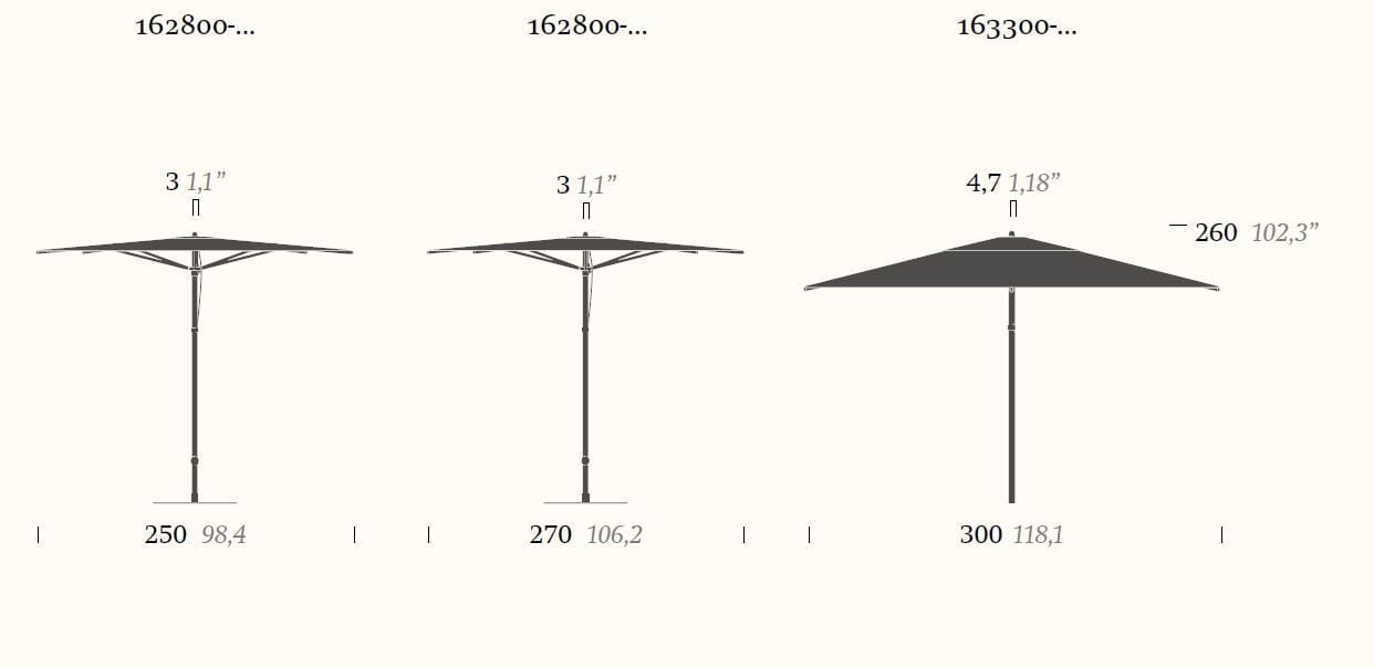Parasol en aluminium Parasol en aluminium By KETTAL