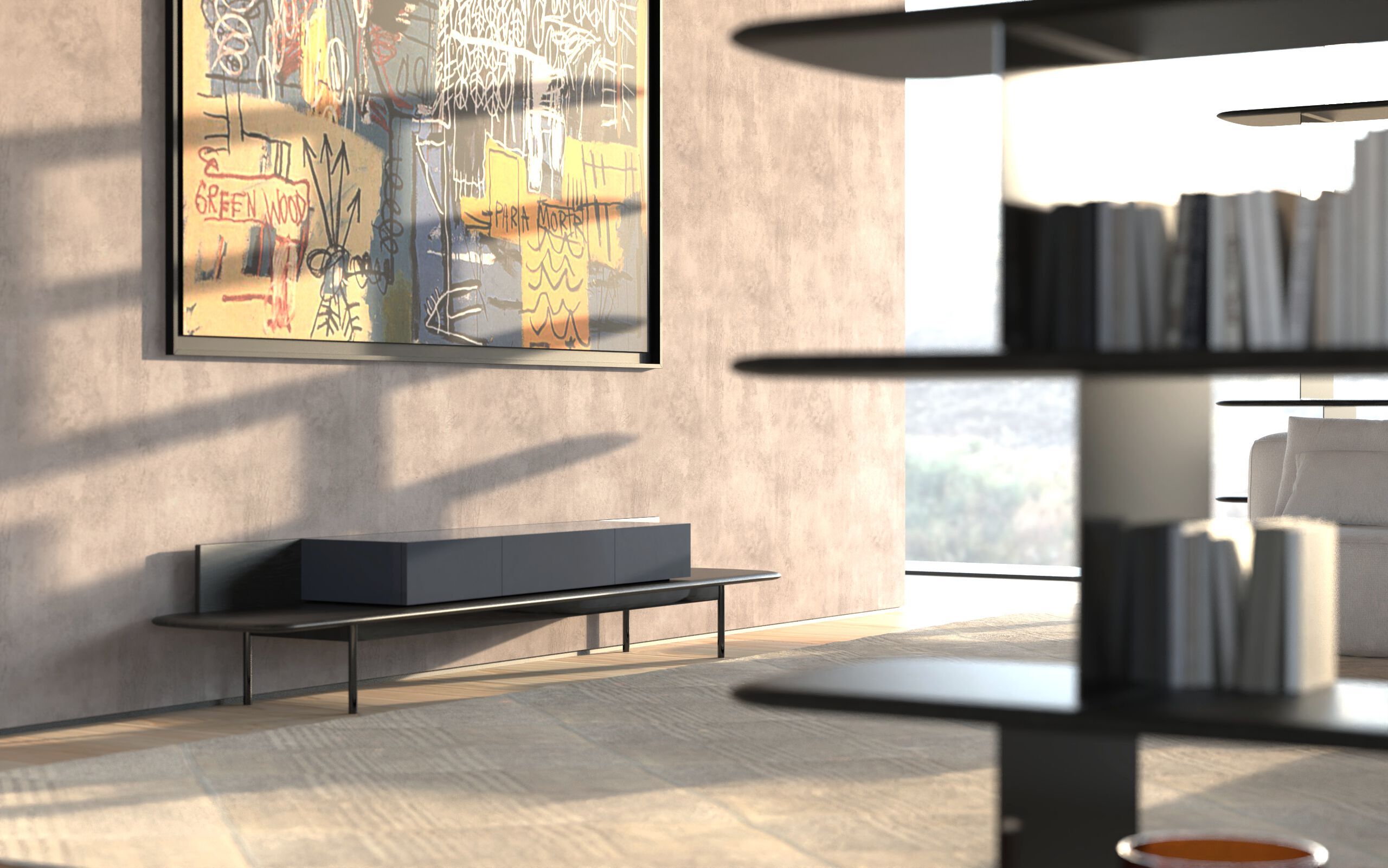 OVERLAP TV cabinet By Anema Design