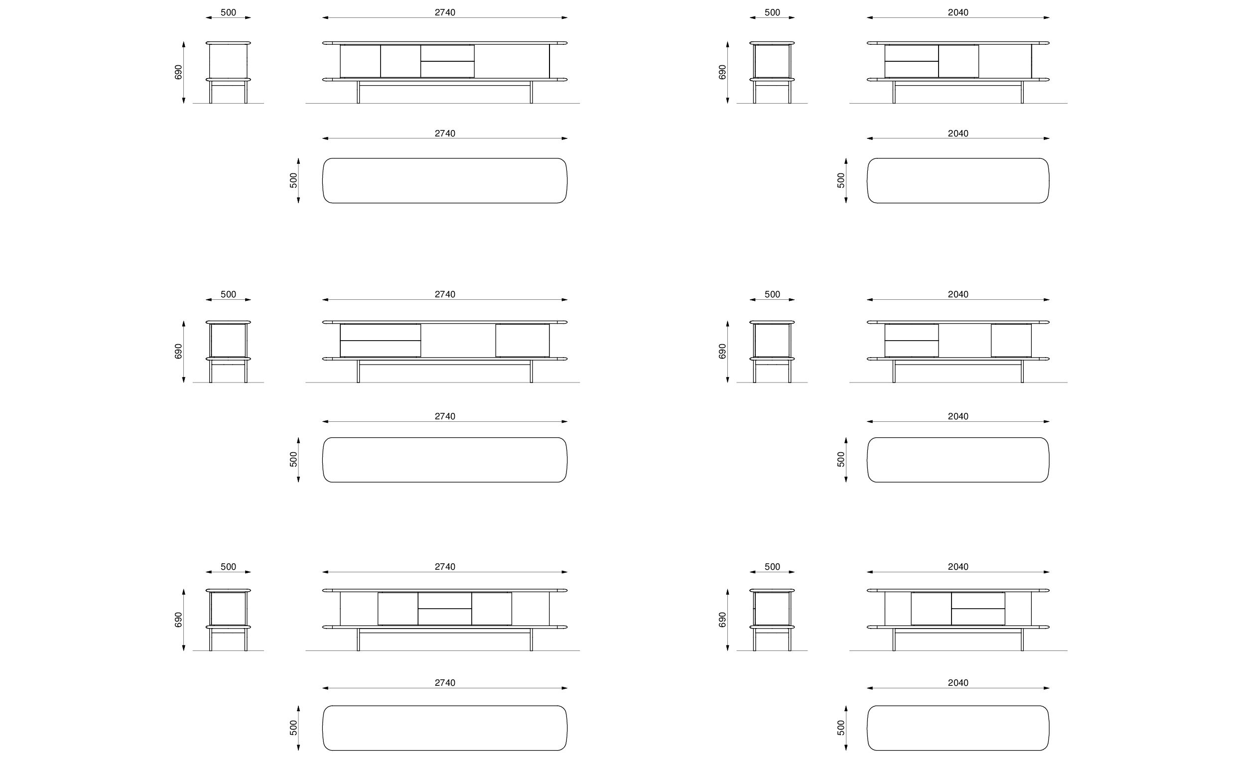 OVERLAP Sideboard By Anema Design