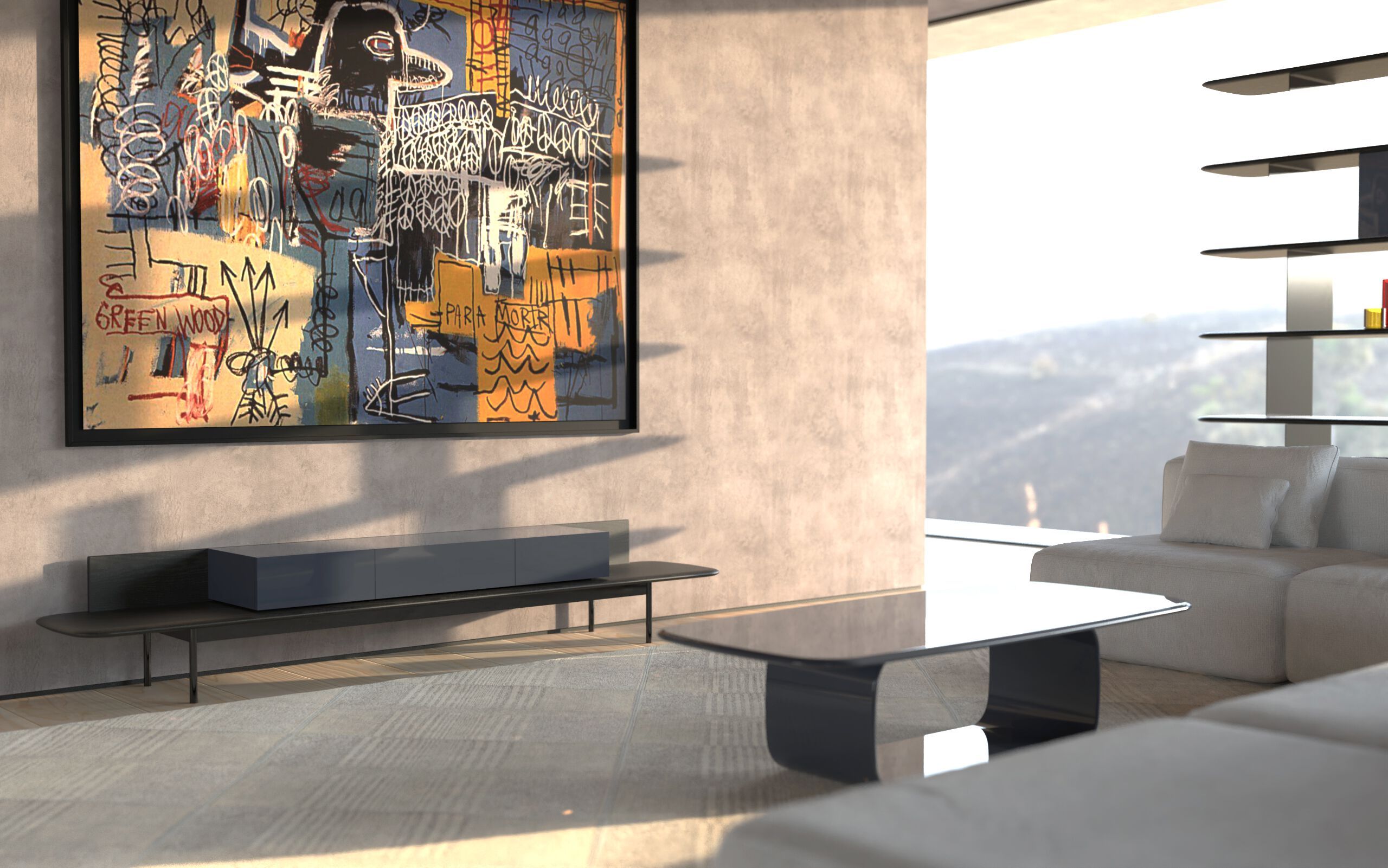 OVERLAP TV cabinet By Anema Design