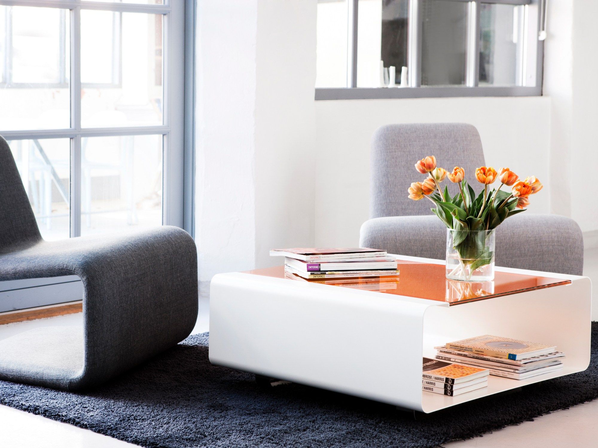 Cantilever armchair URBAN LOUNGE By Anne Linde design Anne Linde