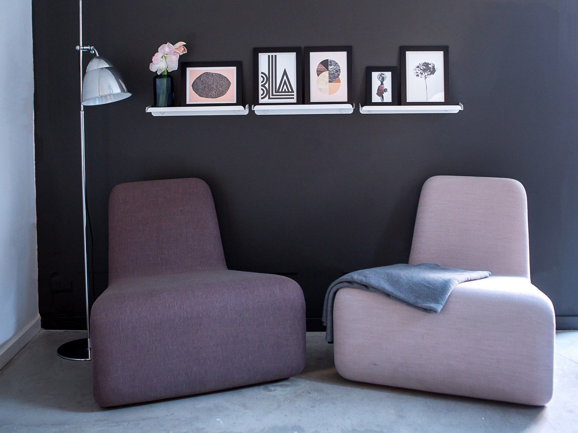 Cantilever armchair URBAN LOUNGE By Anne Linde design Anne Linde