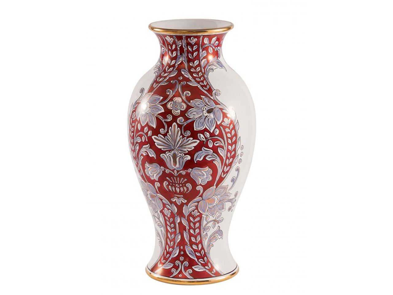 LUSTRO MERLETTO Vase By Antica Deruta