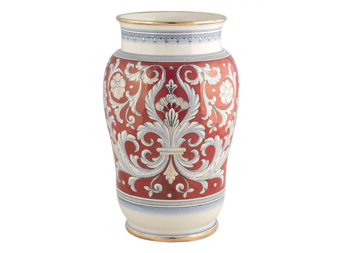 LUSTRO RUBINO Vase By Antica Deruta