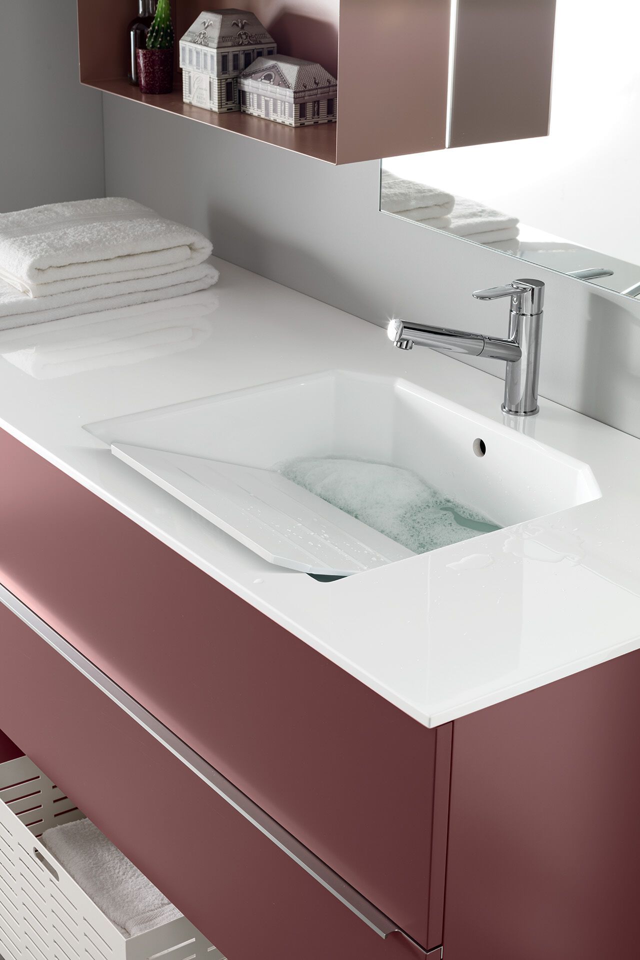 I_WASH - COMPOSIZIONE 03 Mobile lavanderia By Arcom