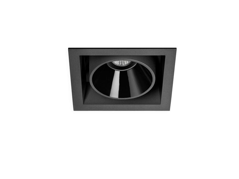 BLACK FOSTER RECESSED 1 Recessed LED aluminium spotlight By Arkoslight ...