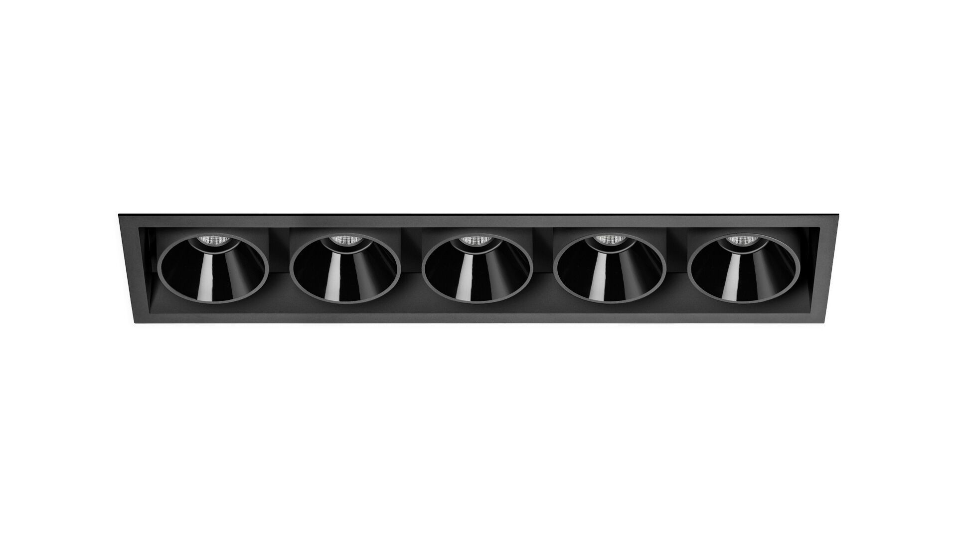 BLACK FOSTER RECESSED 5 Recessed LED multiple aluminium spotlight By ...
