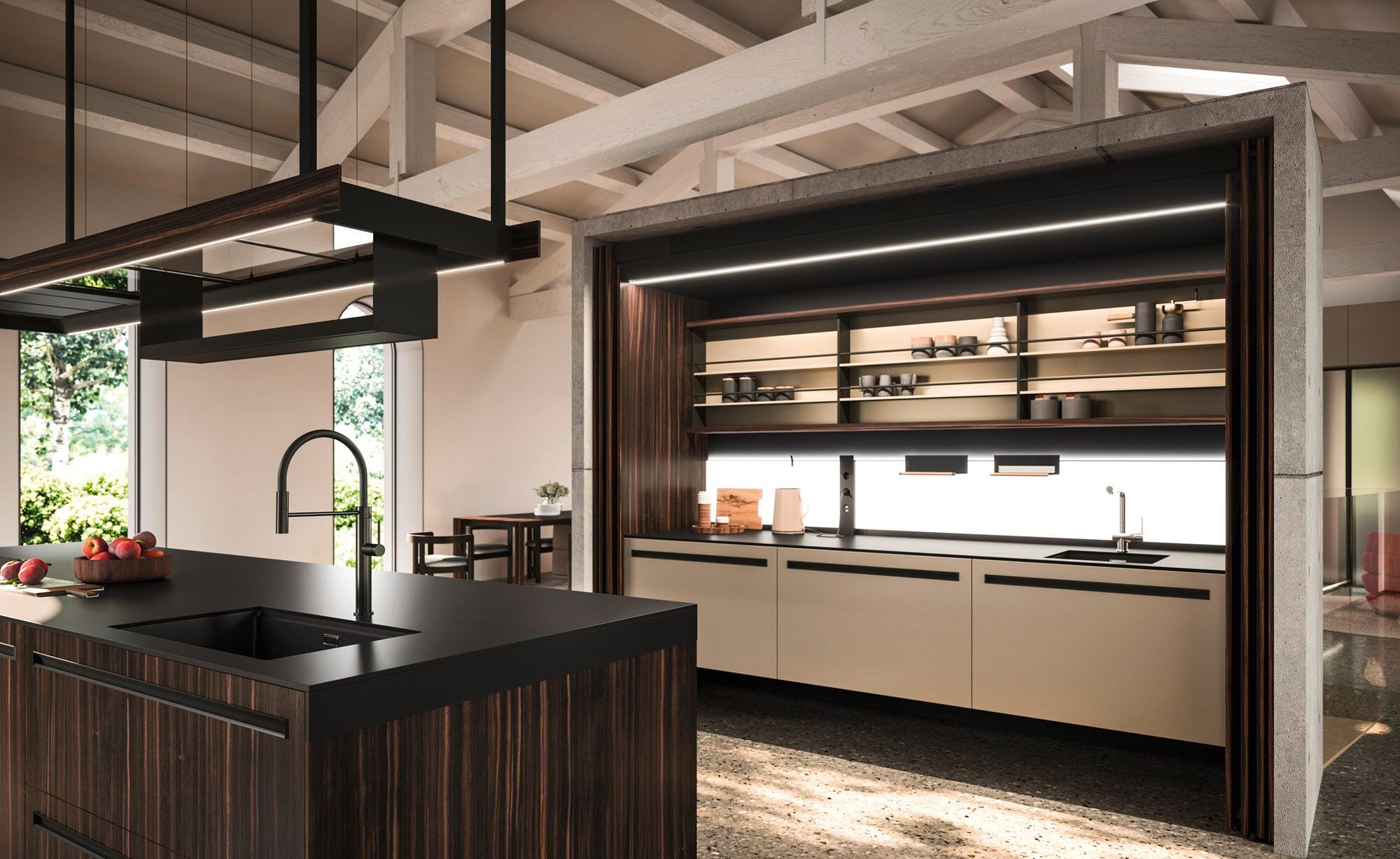 AK_PROJECT_03 Fitted kitchen with island By Arrital