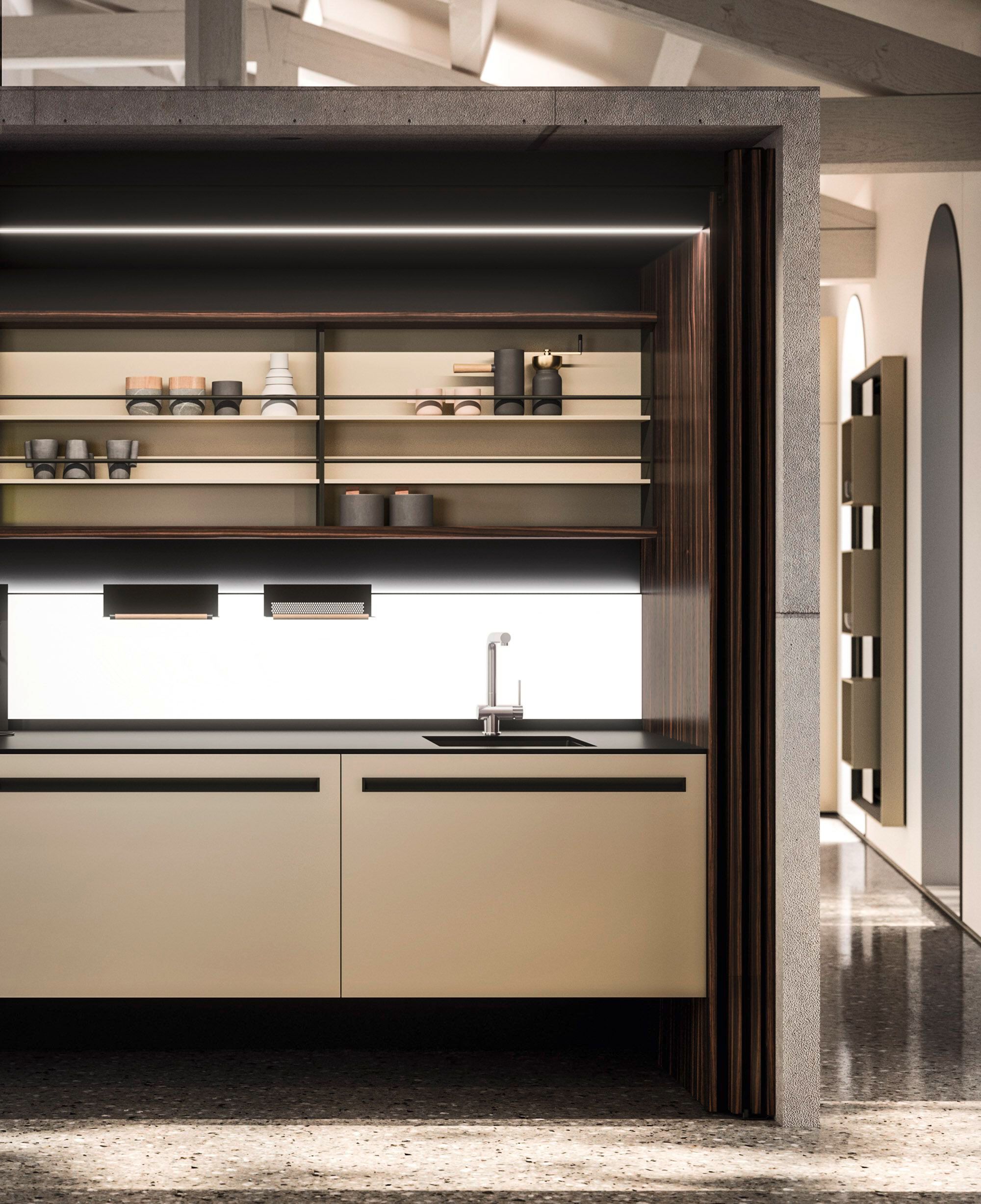 AK_PROJECT_03 Fitted kitchen with island By Arrital